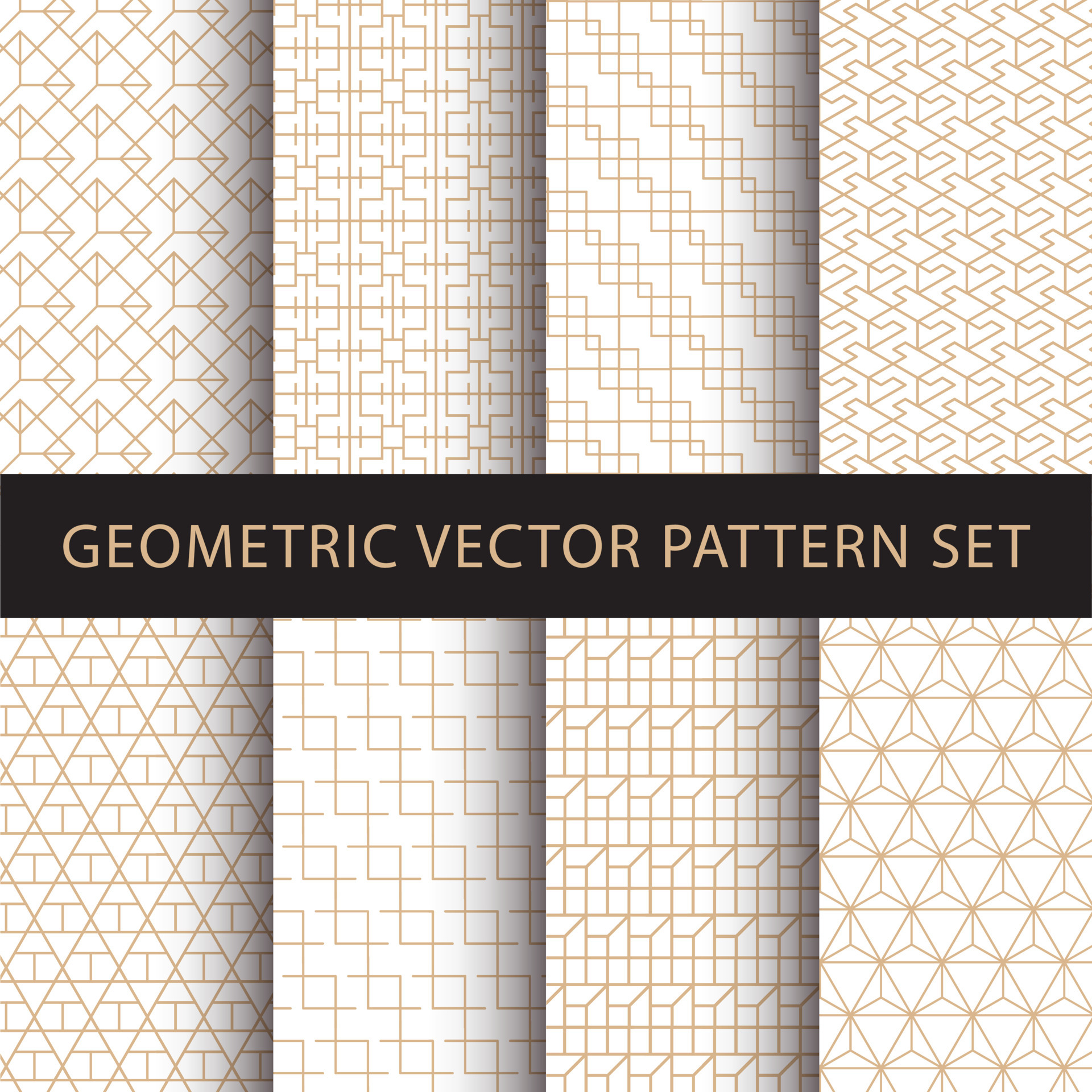 Geometric vector pattern pack 4969944 Vector Art at Vecteezy