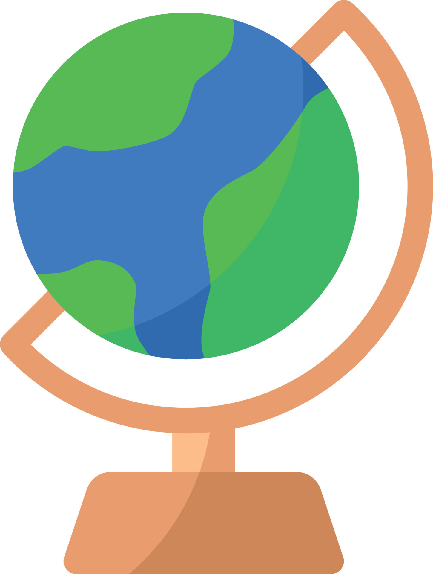 Simple Vector Globe