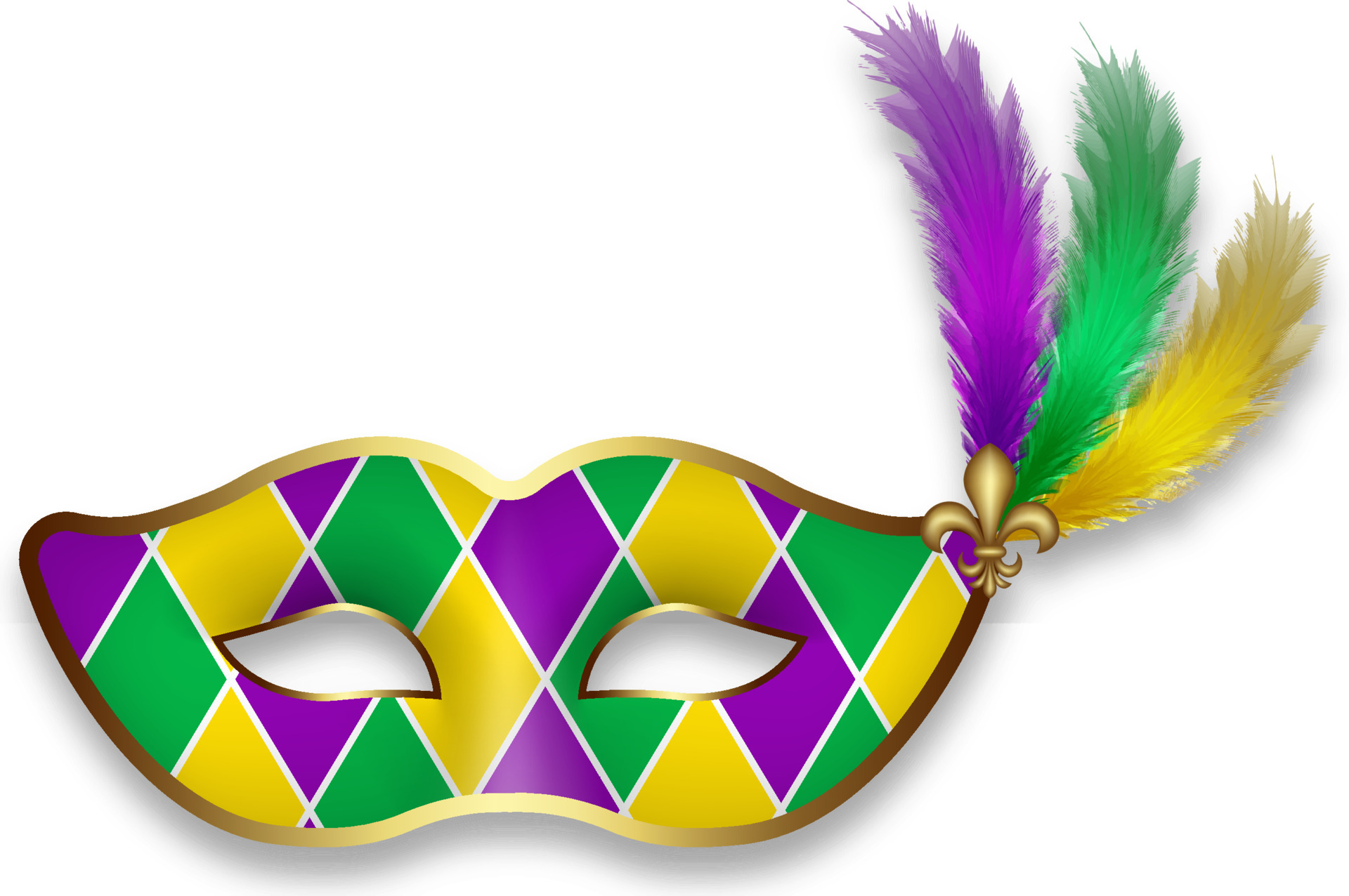 Mardi Gras Mask Vector