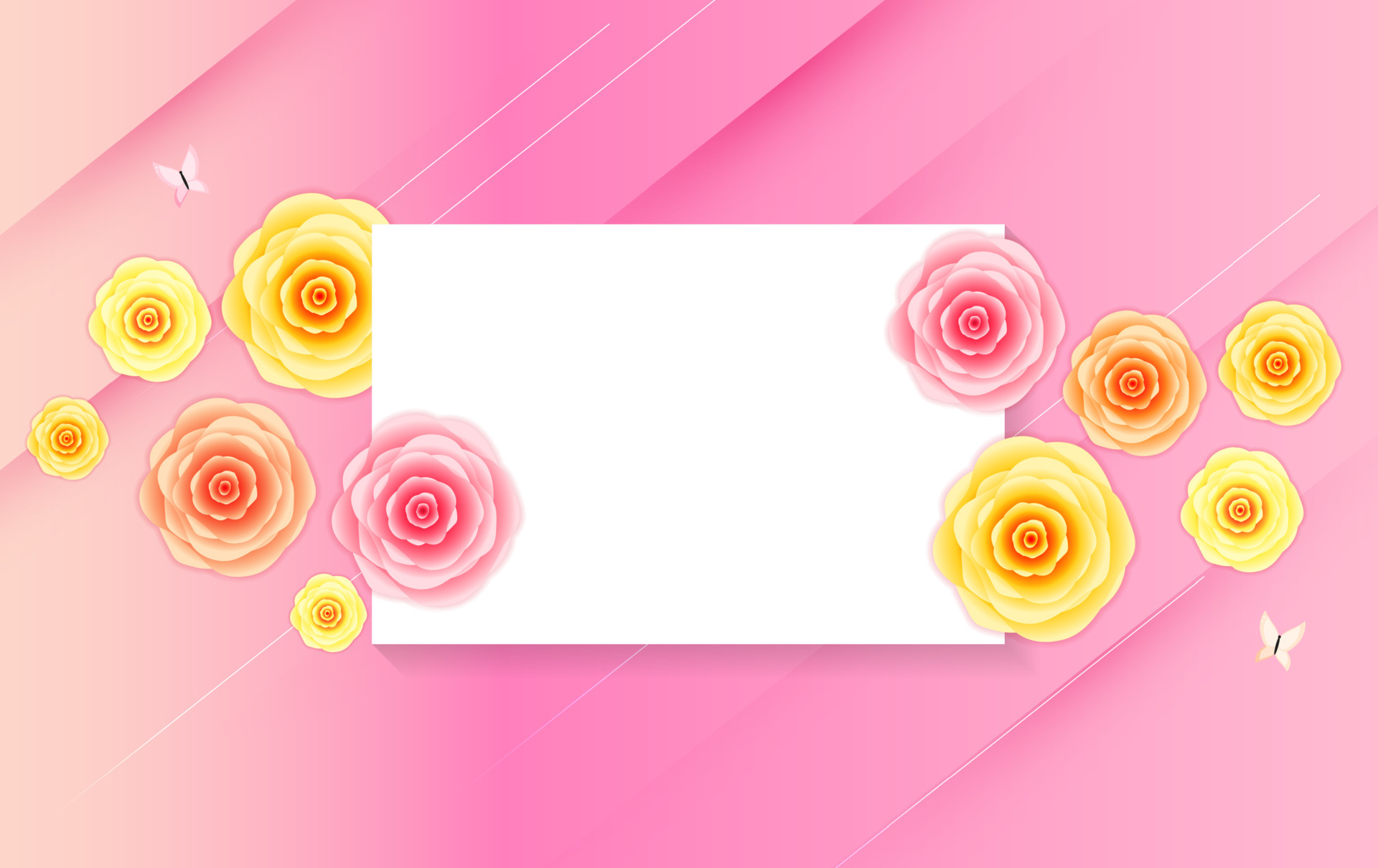 Abstract Spring Background Template. Vector Illustration 4973791 Vector ...