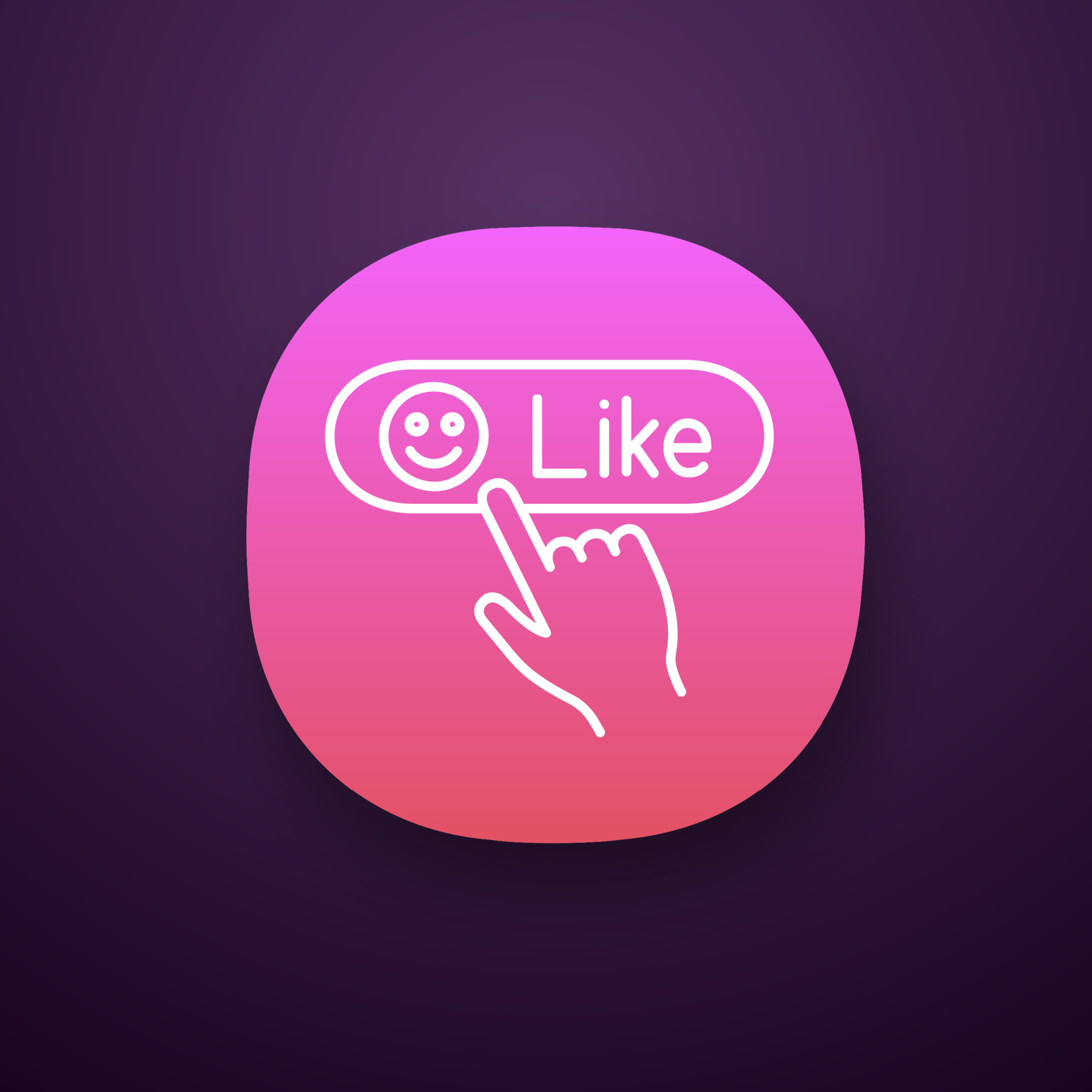 Like Button Click App Icon Ui Ux User Interface Positive Comment