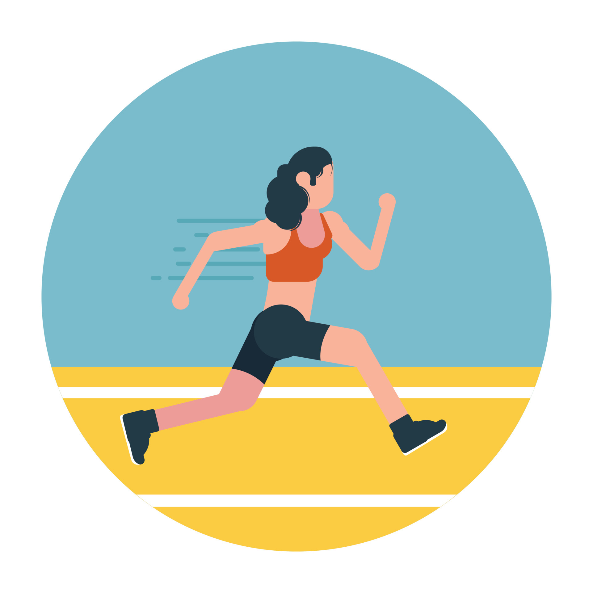 Trendy Runner Concepts 4975442 Vector Art at Vecteezy