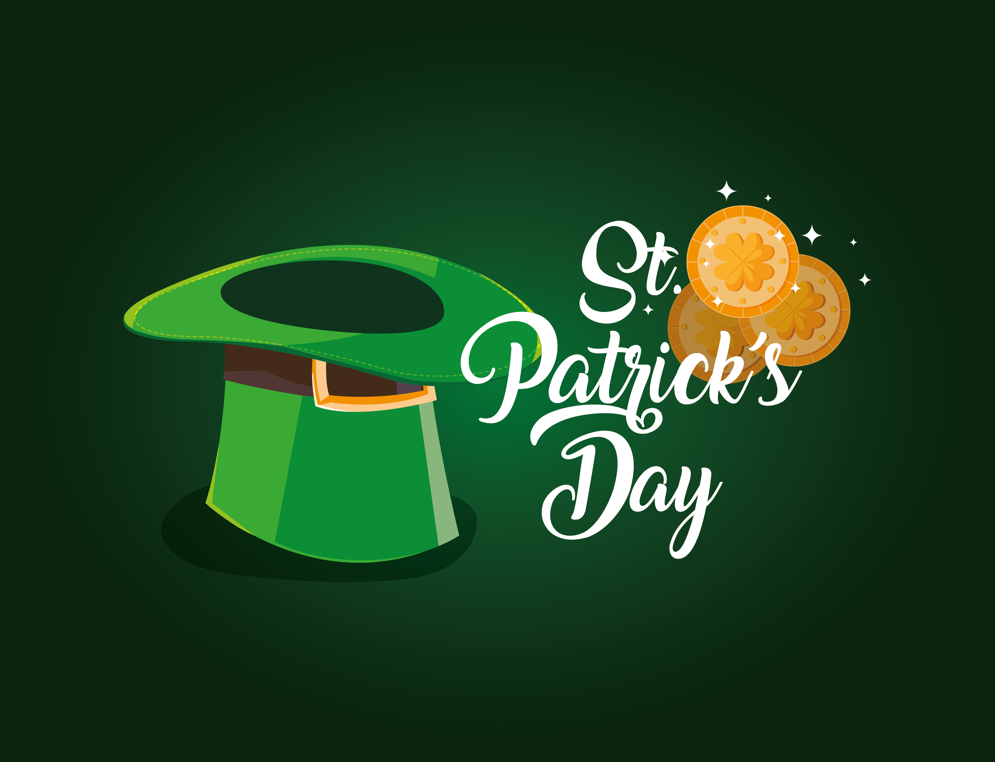 Happy Saint Patricks Day Vector Design 4976286 Vector Art At Vecteezy