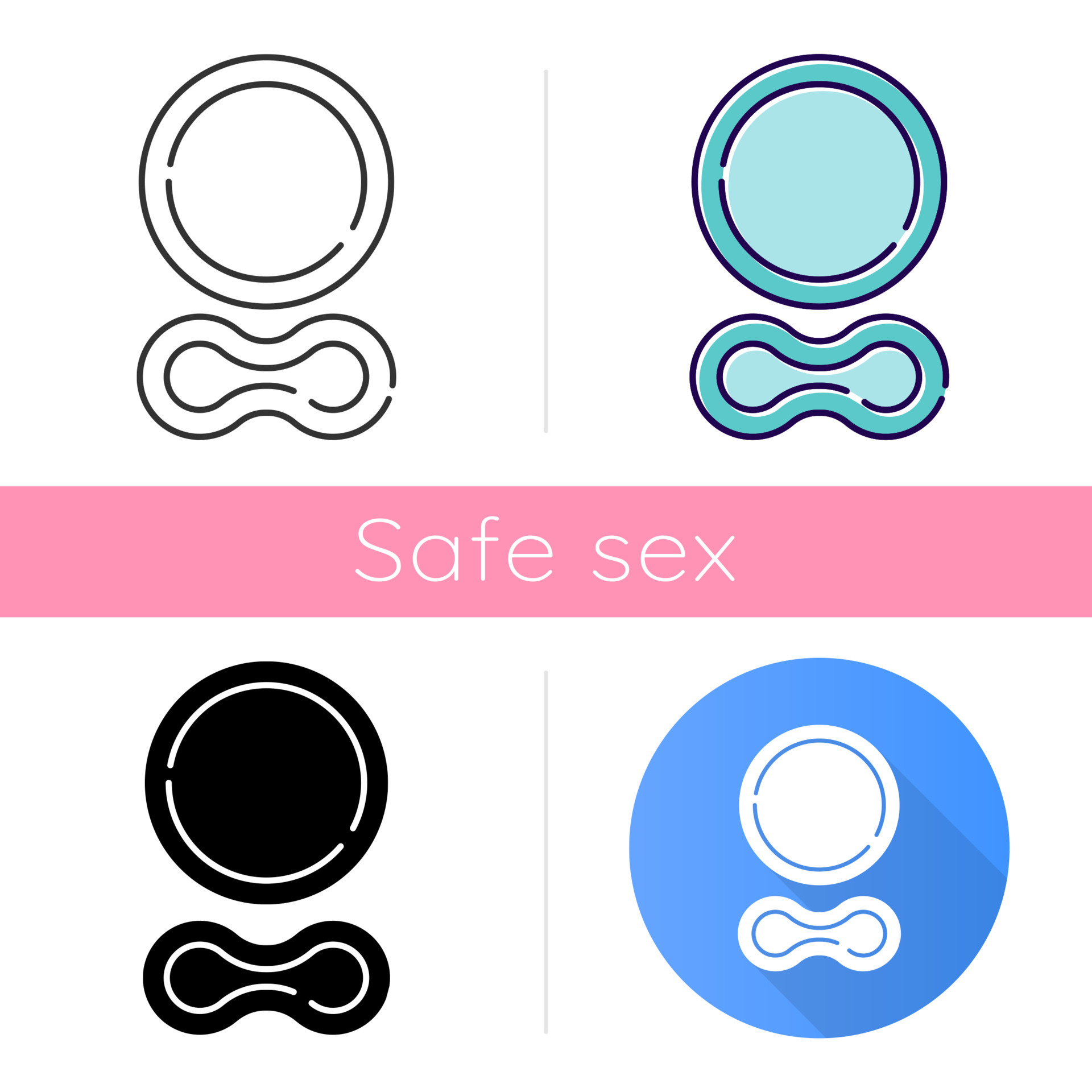 Icono De Anillo Anticonceptivo Opción Conservante Femenino Producto