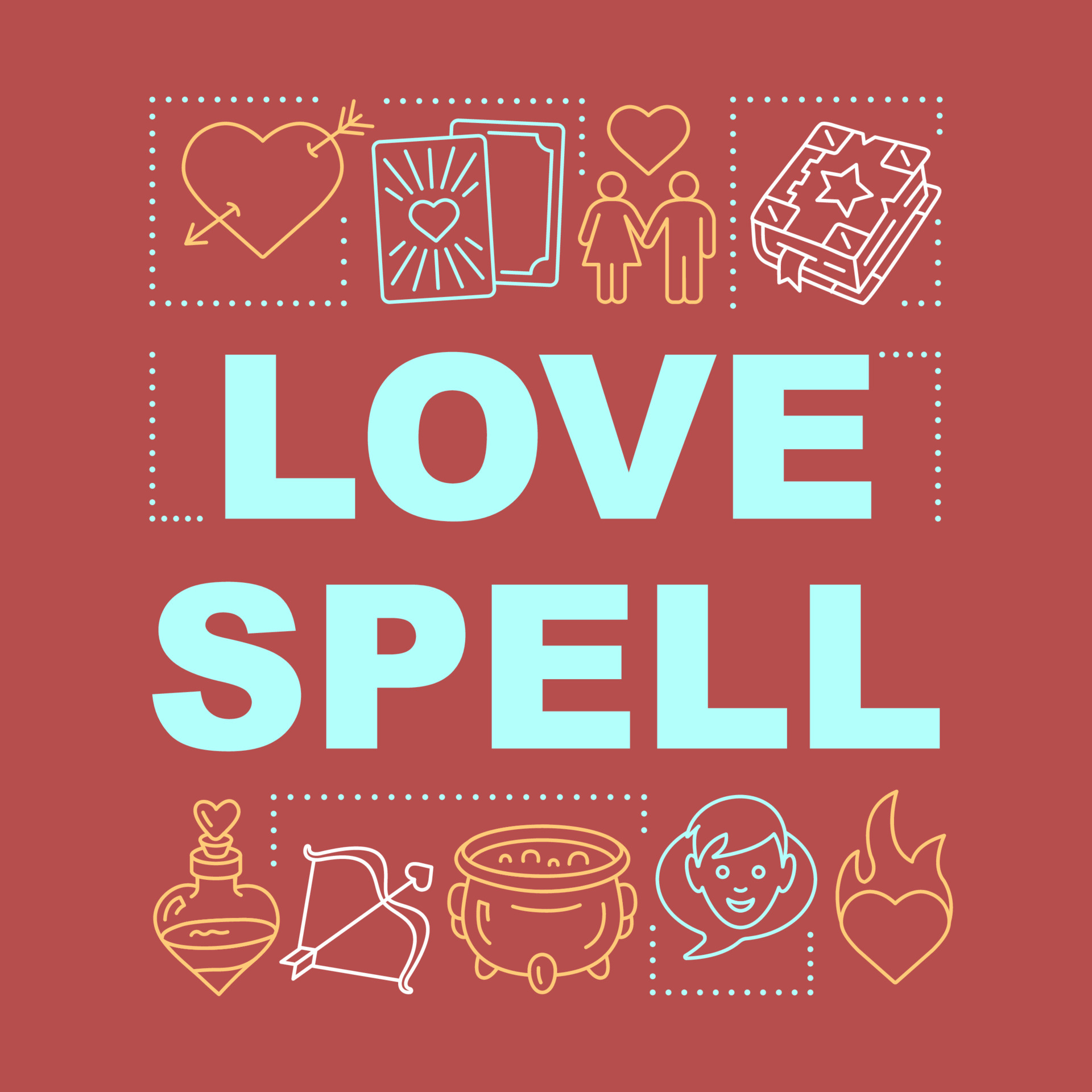 Love Spell Word Concepts Banner Magic Potion Tarot Cards love-spell-word-concepts-banner-magic-potion-tarot-cards