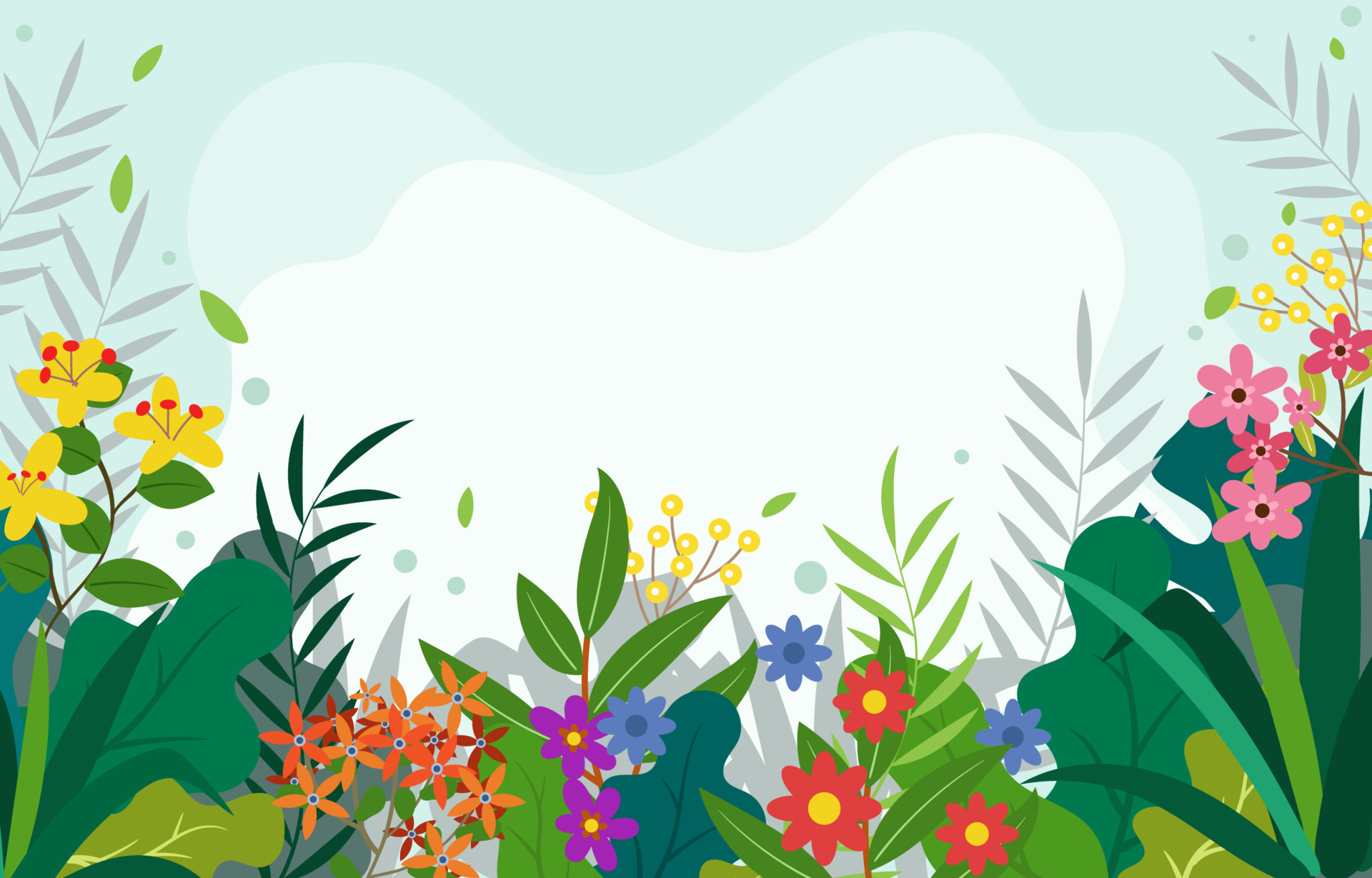 Beautiful Spring Flowers 4985989 Vector Art at Vecteezy