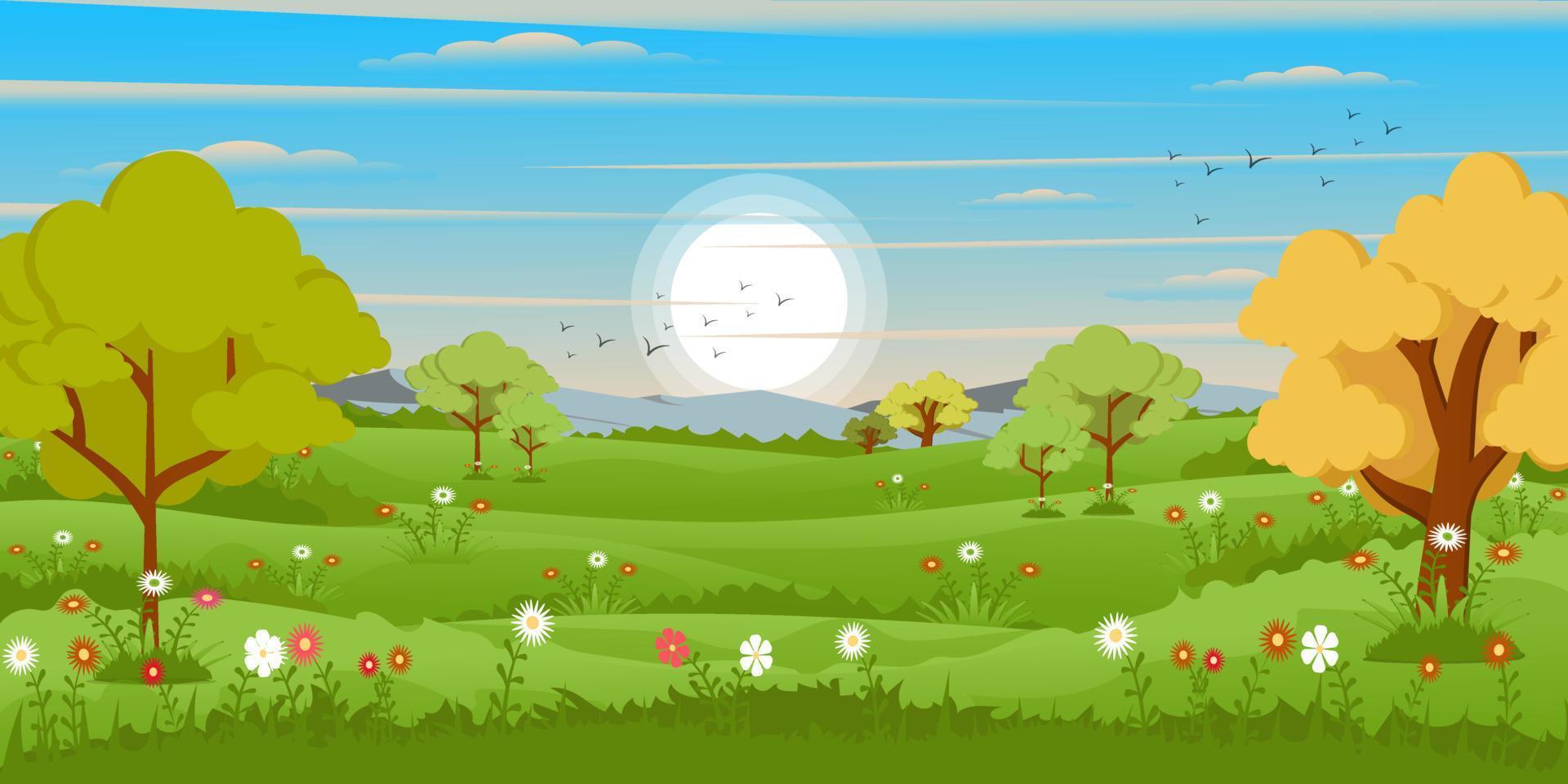 A spring background 4986058 Vector Art at Vecteezy