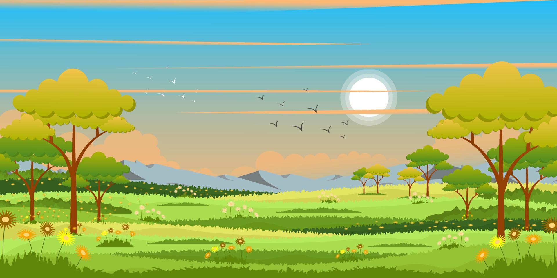 A spring background 4986059 Vector Art at Vecteezy