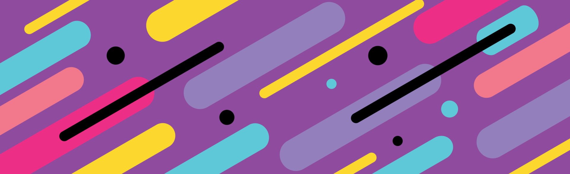 Modern Abstraction Composition Made Of Various Rounded Shapes Of Lines In Color Vector