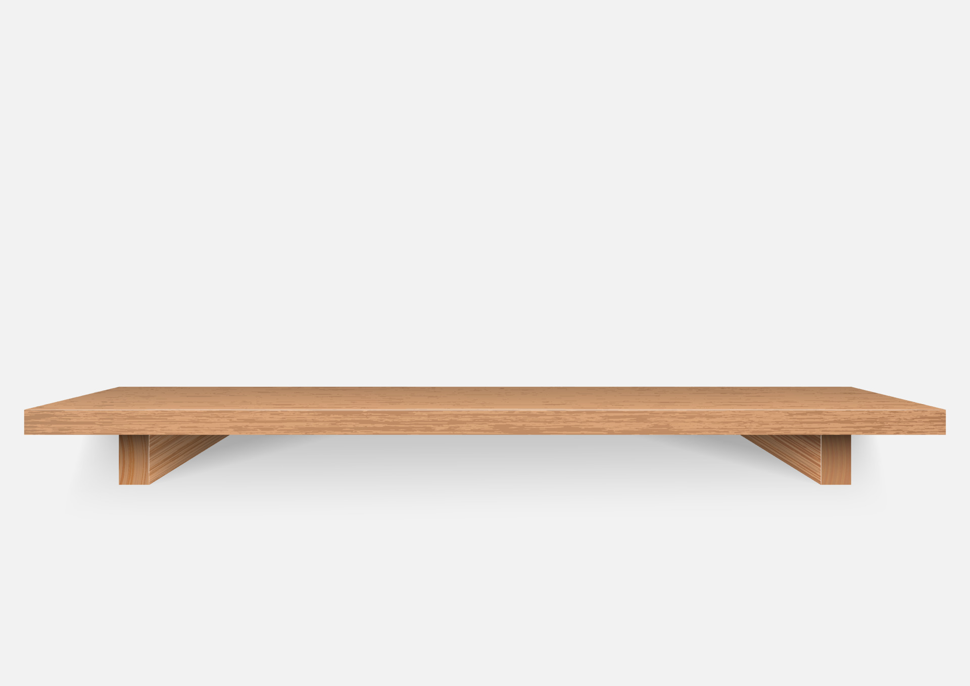 wooden shelf vector 4992120 Vector Art at Vecteezy