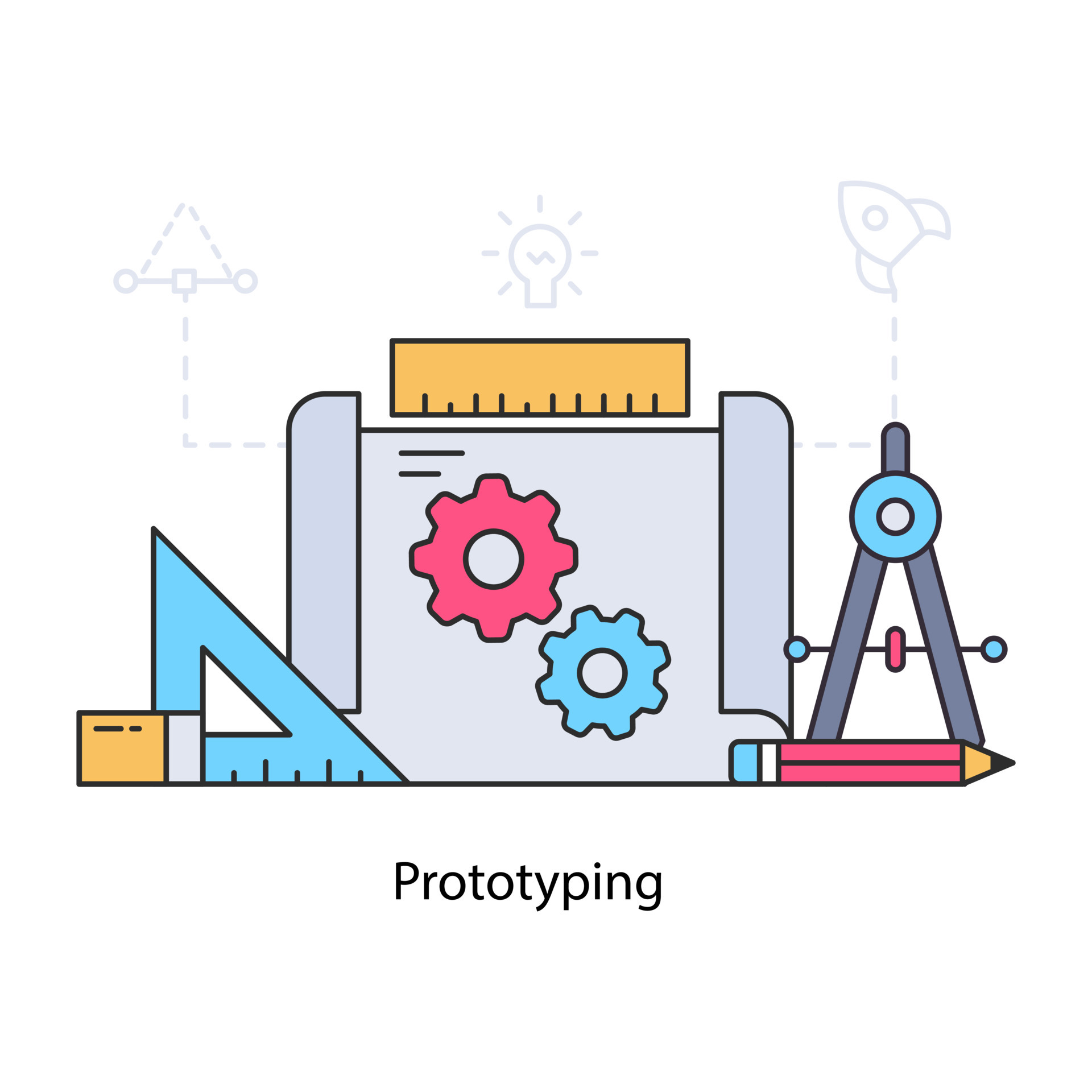 Modern design illustration of prototyping 4998232 Vector Art at Vecteezy