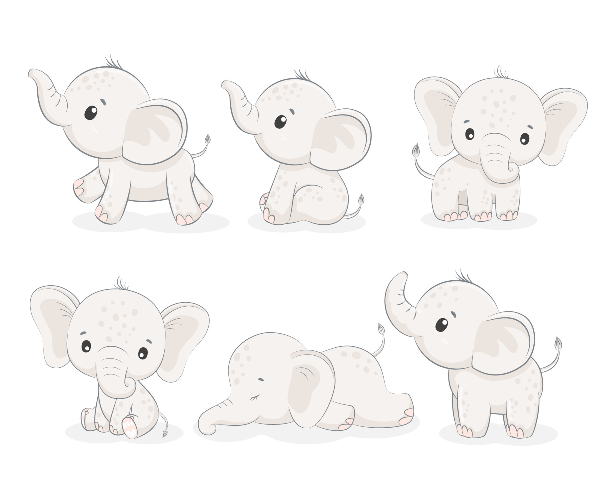 Cute Elephant Illustration