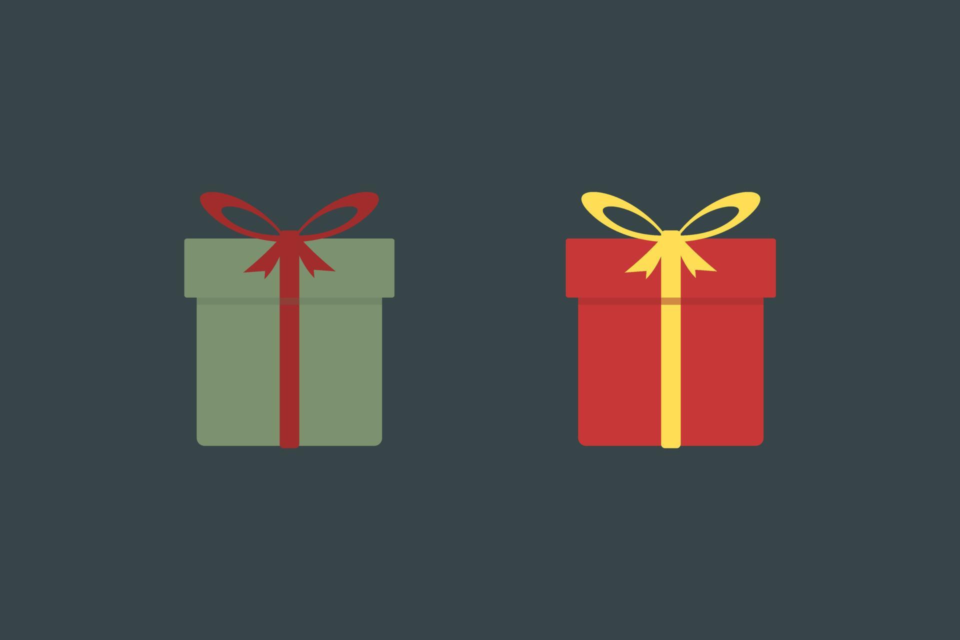 Christmas Gift Vector Art Flat Illustration 5002110 Vector Art at Vecteezy