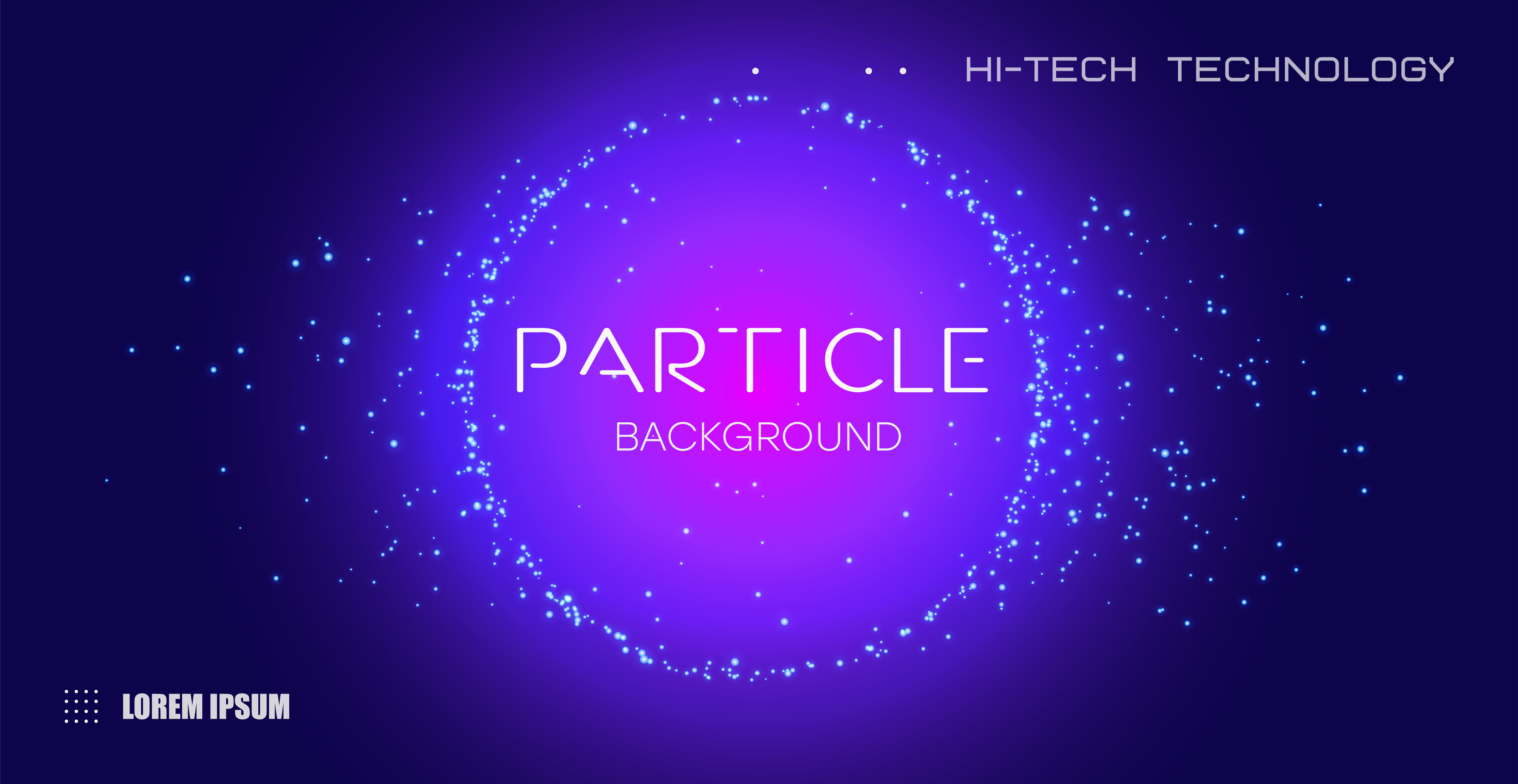 Abstract particle fractal background, hi-tech 5011580 Vector Art at ...