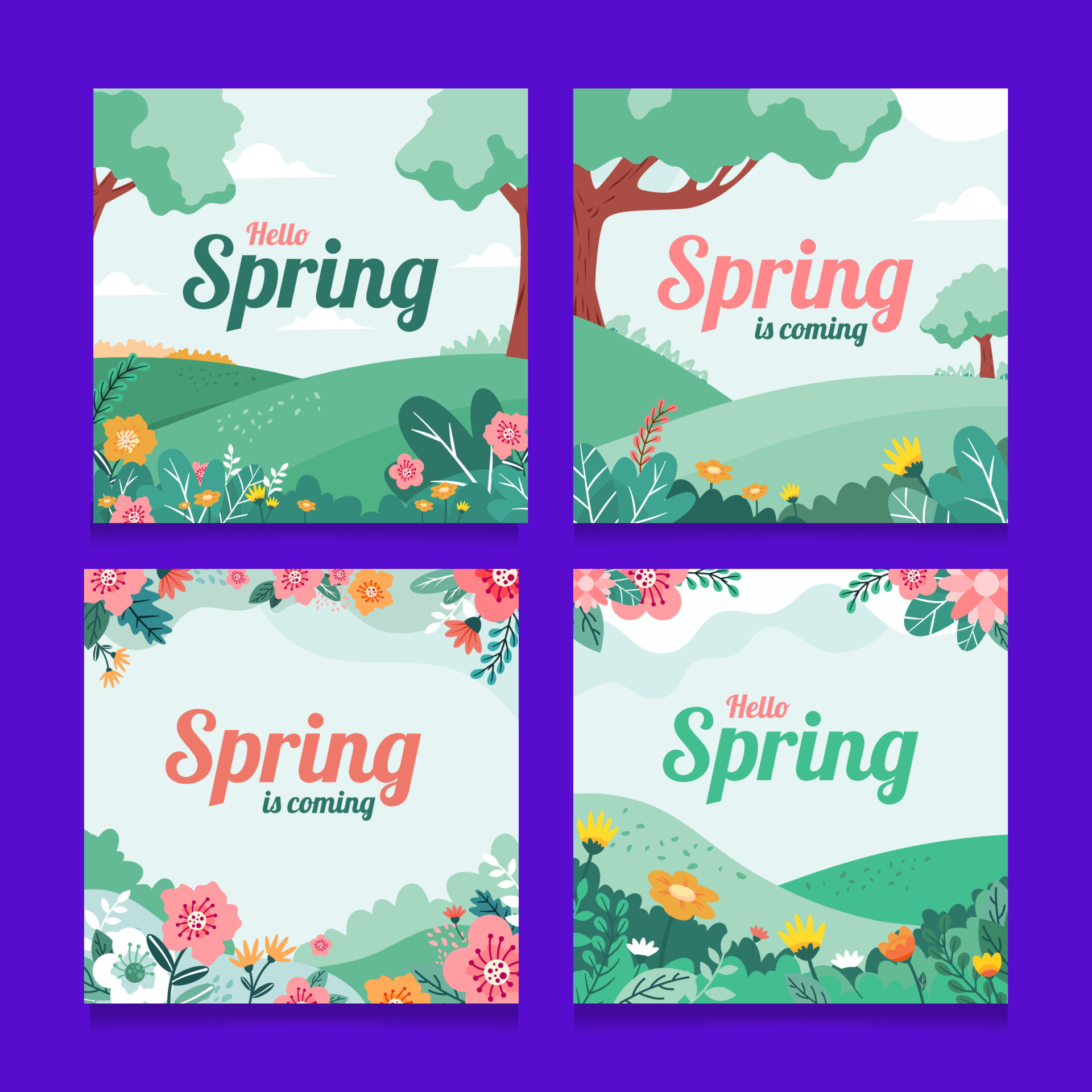 Spring Vector Art, Icons, and Graphics for Free Download