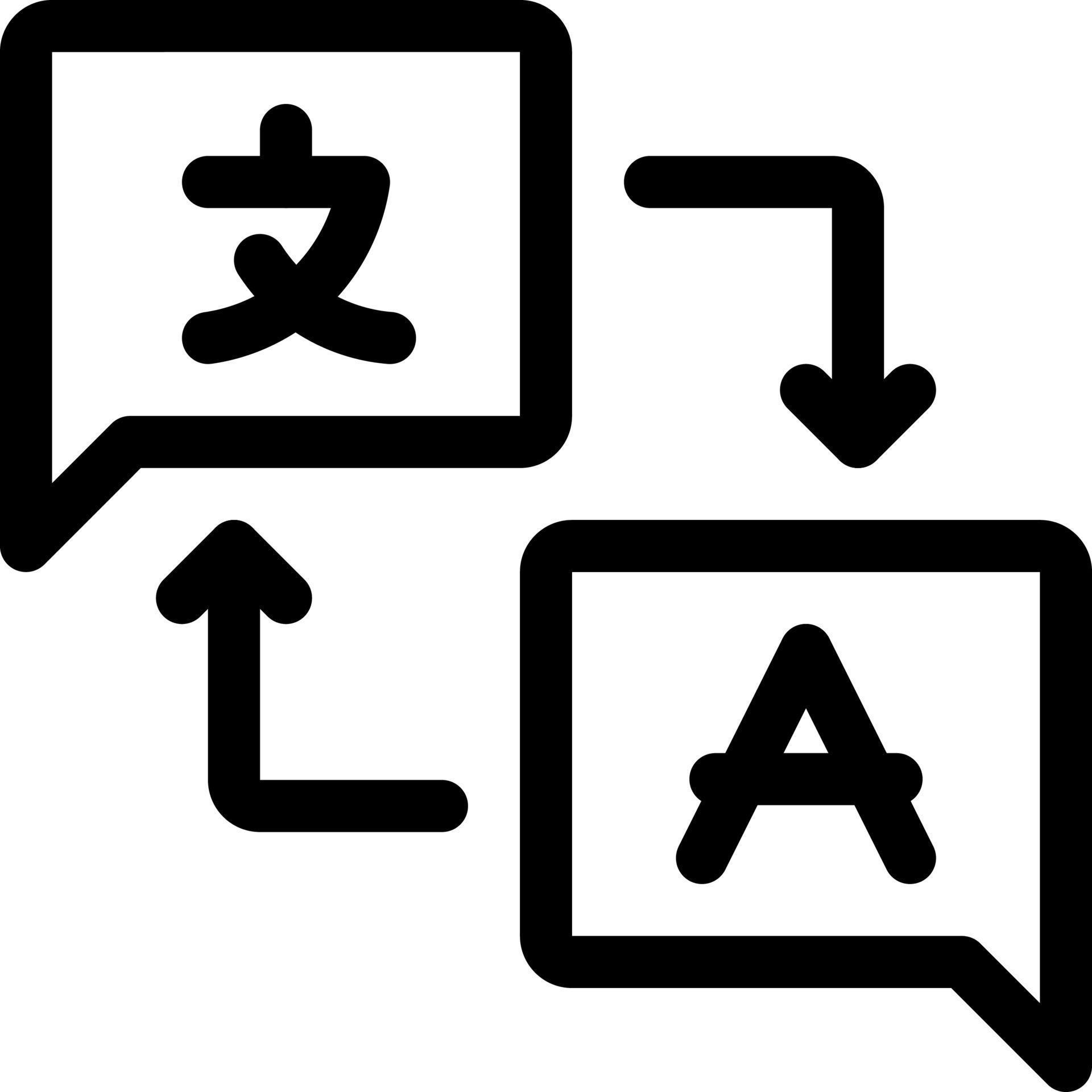 simple language vector icon, editable, 48 pixel 5021994 Vector Art at ...