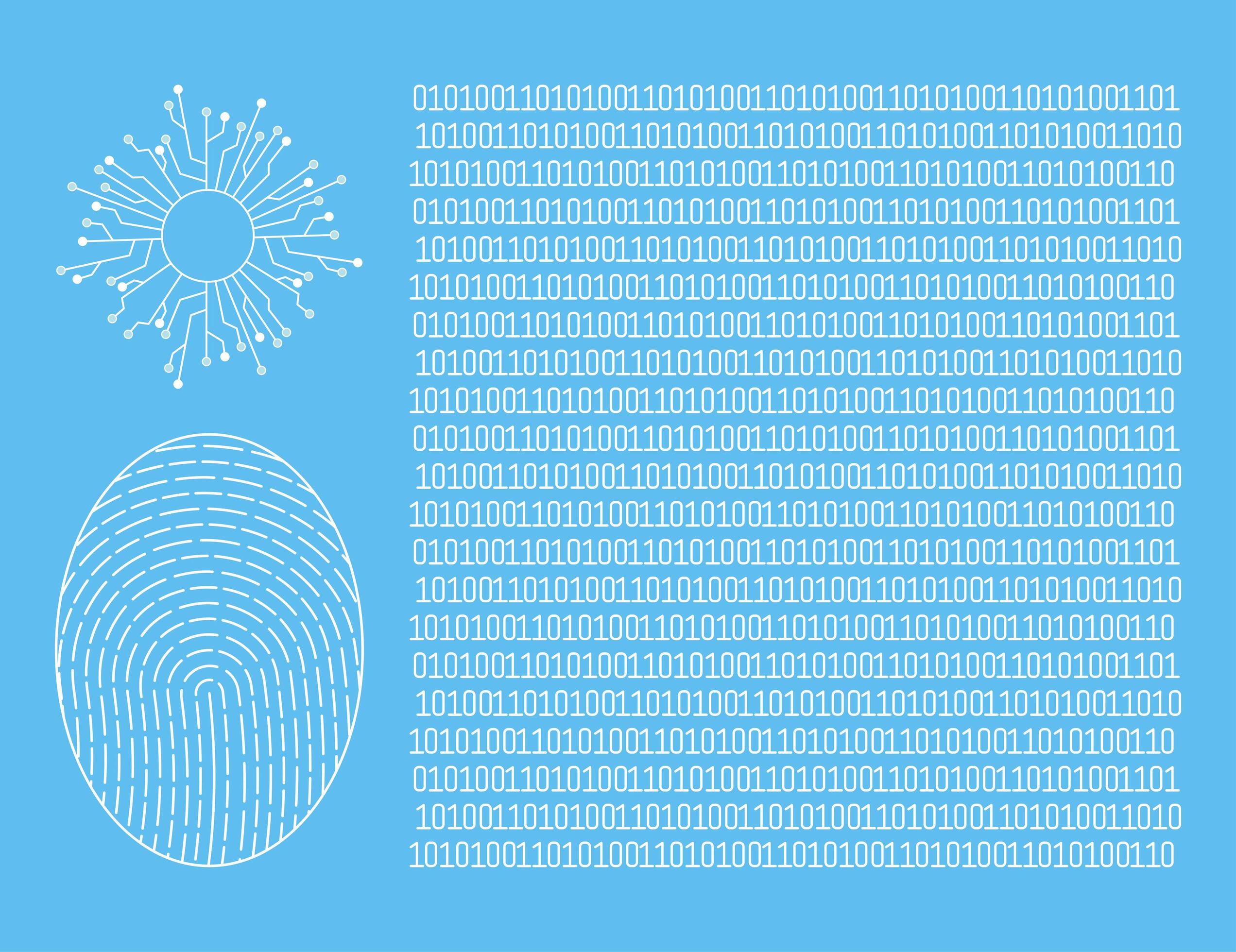 cyber security binary code 5031293 Vector Art at Vecteezy