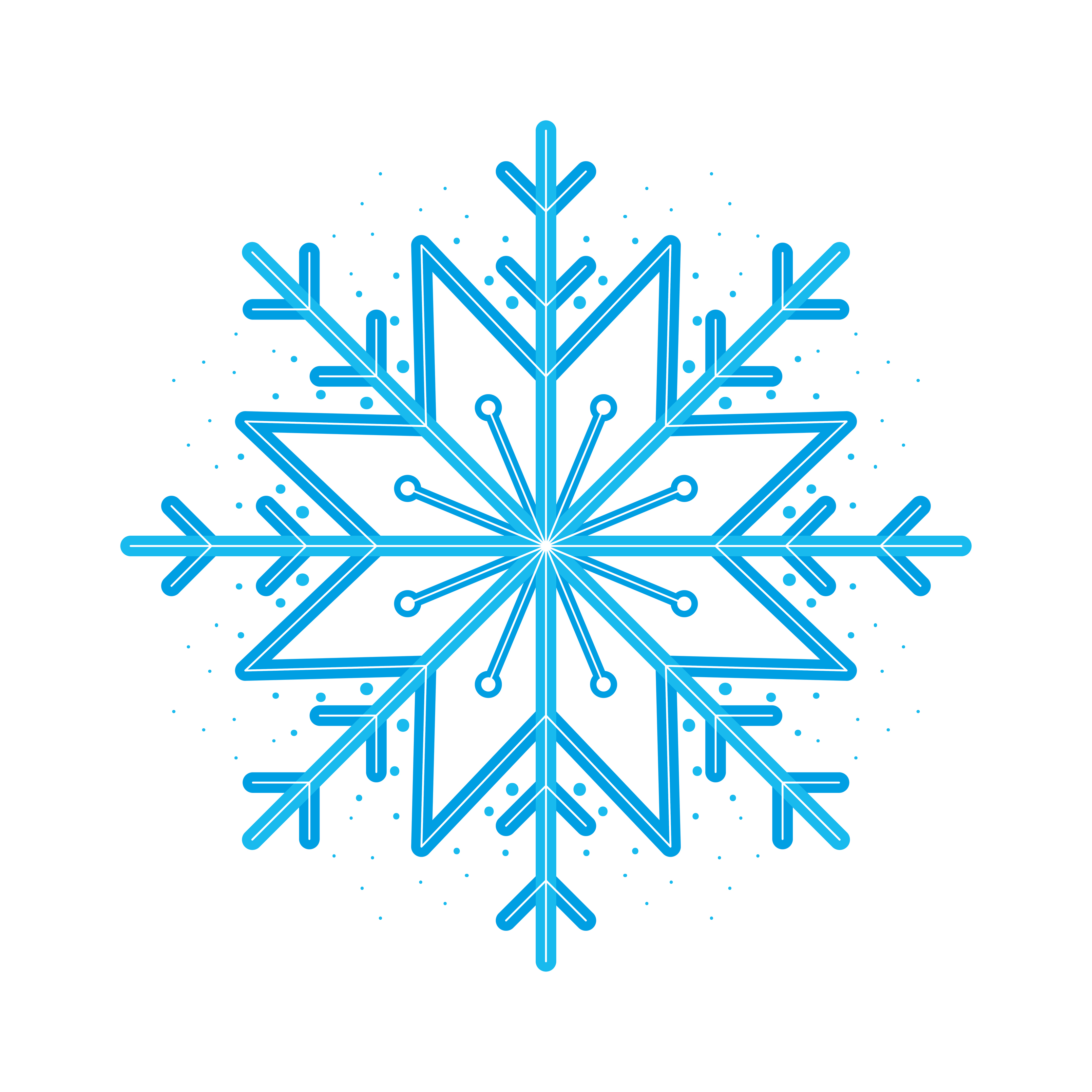 winter season snowflake 5032143 Vector Art at Vecteezy