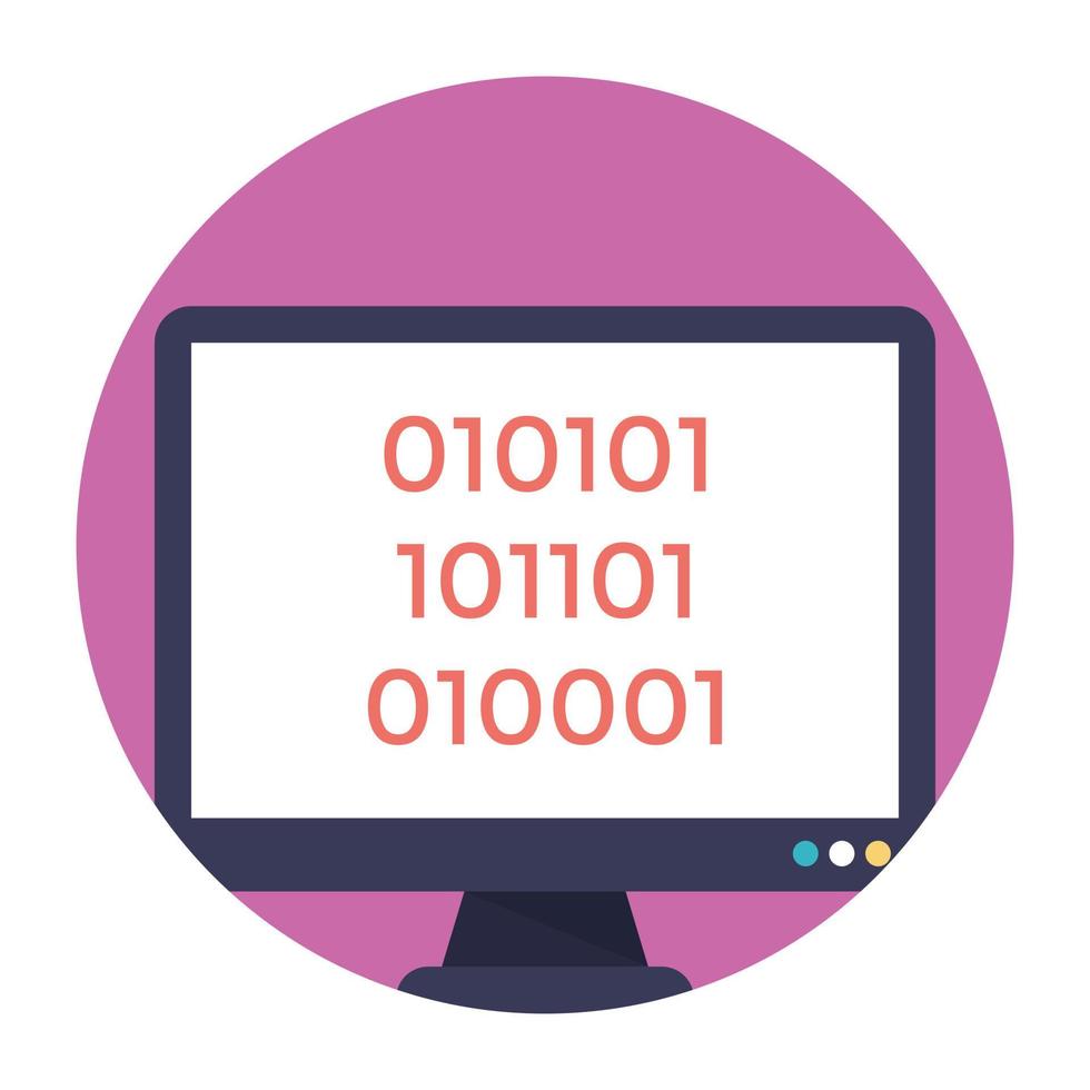 conceptos de código binario 5036281 Vector en Vecteezy