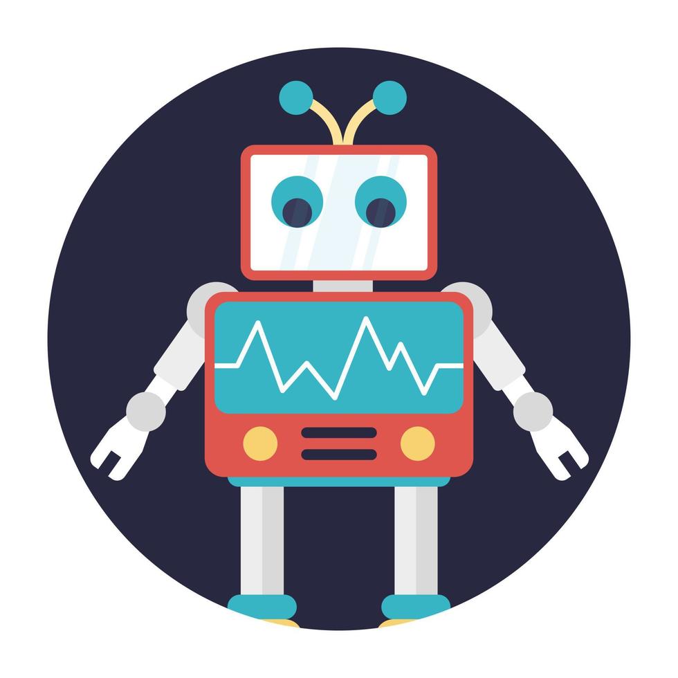 Robot Toy Concepts 5036511 Vector Art at Vecteezy