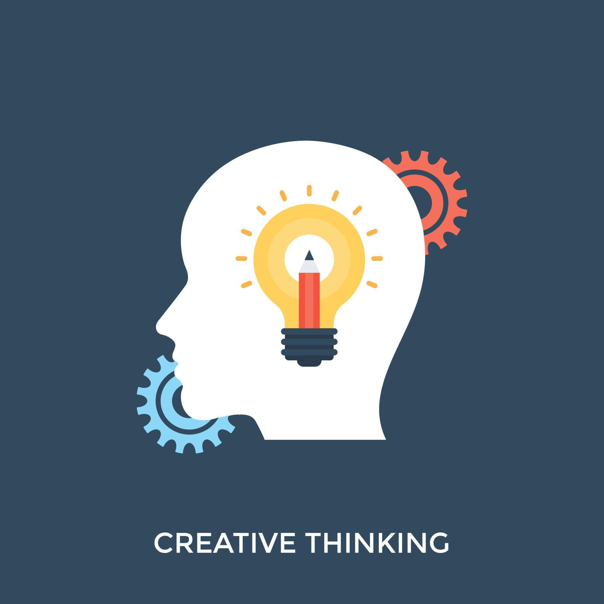Creative Thinking Concepts 5052207 Vector Art at Vecteezy