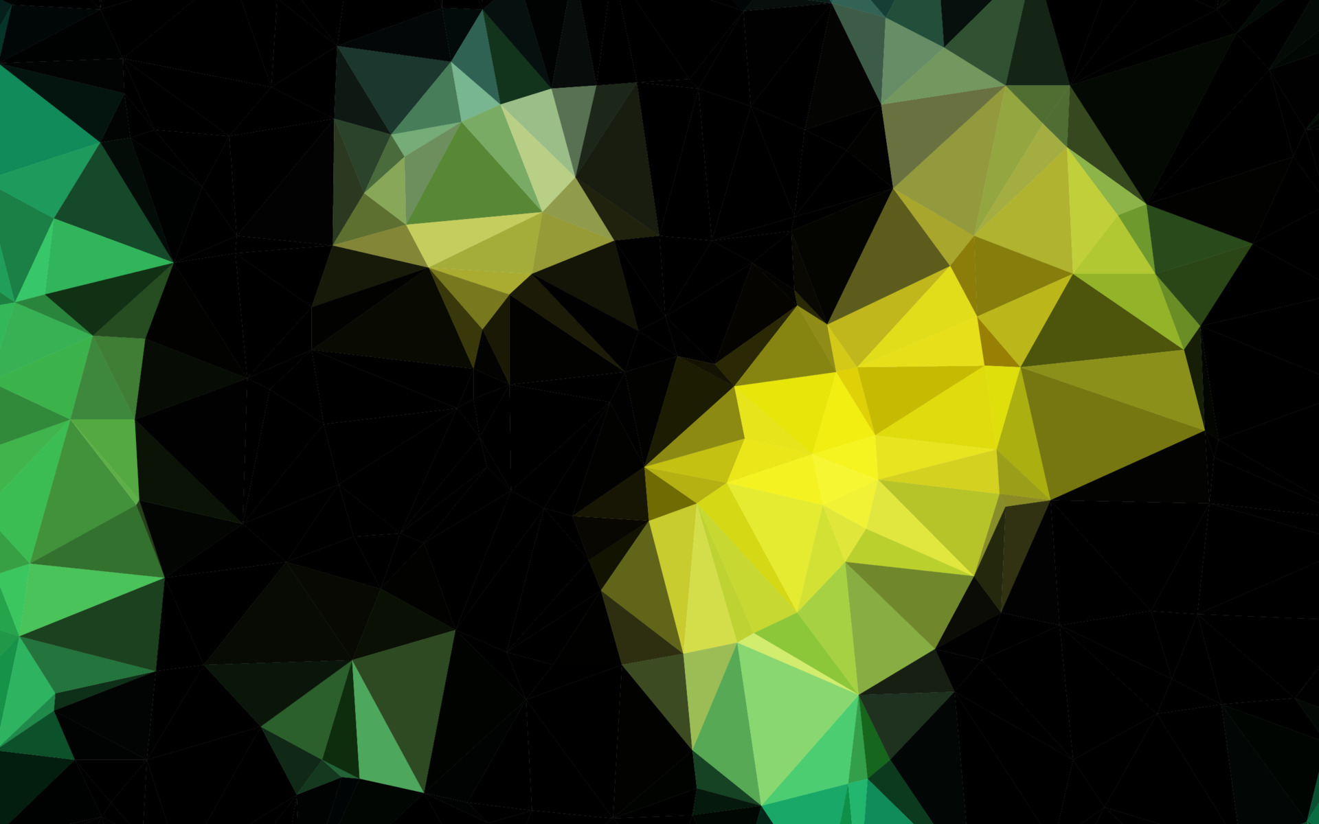 Dark Green Yellow Vector Shining Triangular Pattern 5052800 Vector Art At Vecteezy