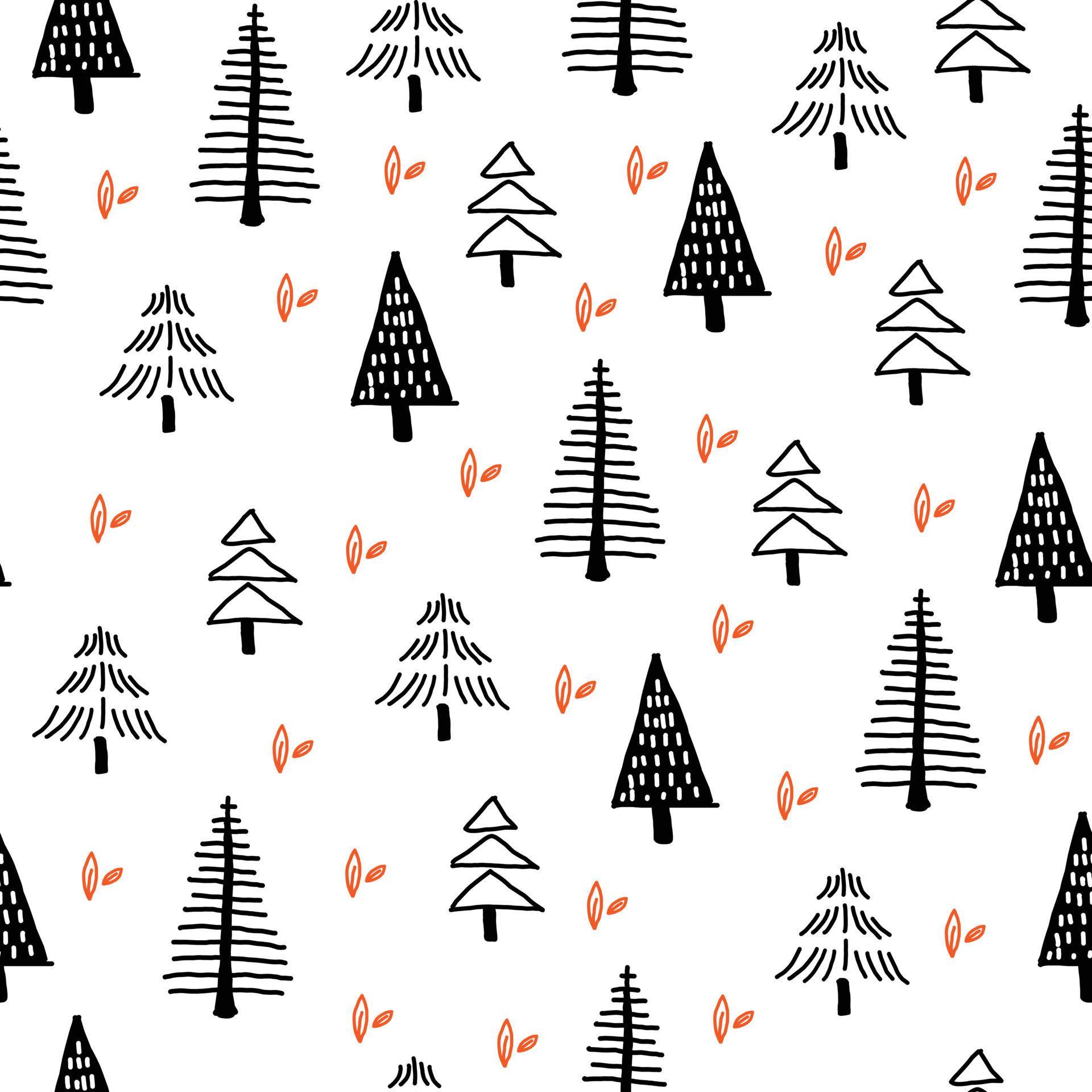 Pine Pattern Background 5053881 Vector Art at Vecteezy