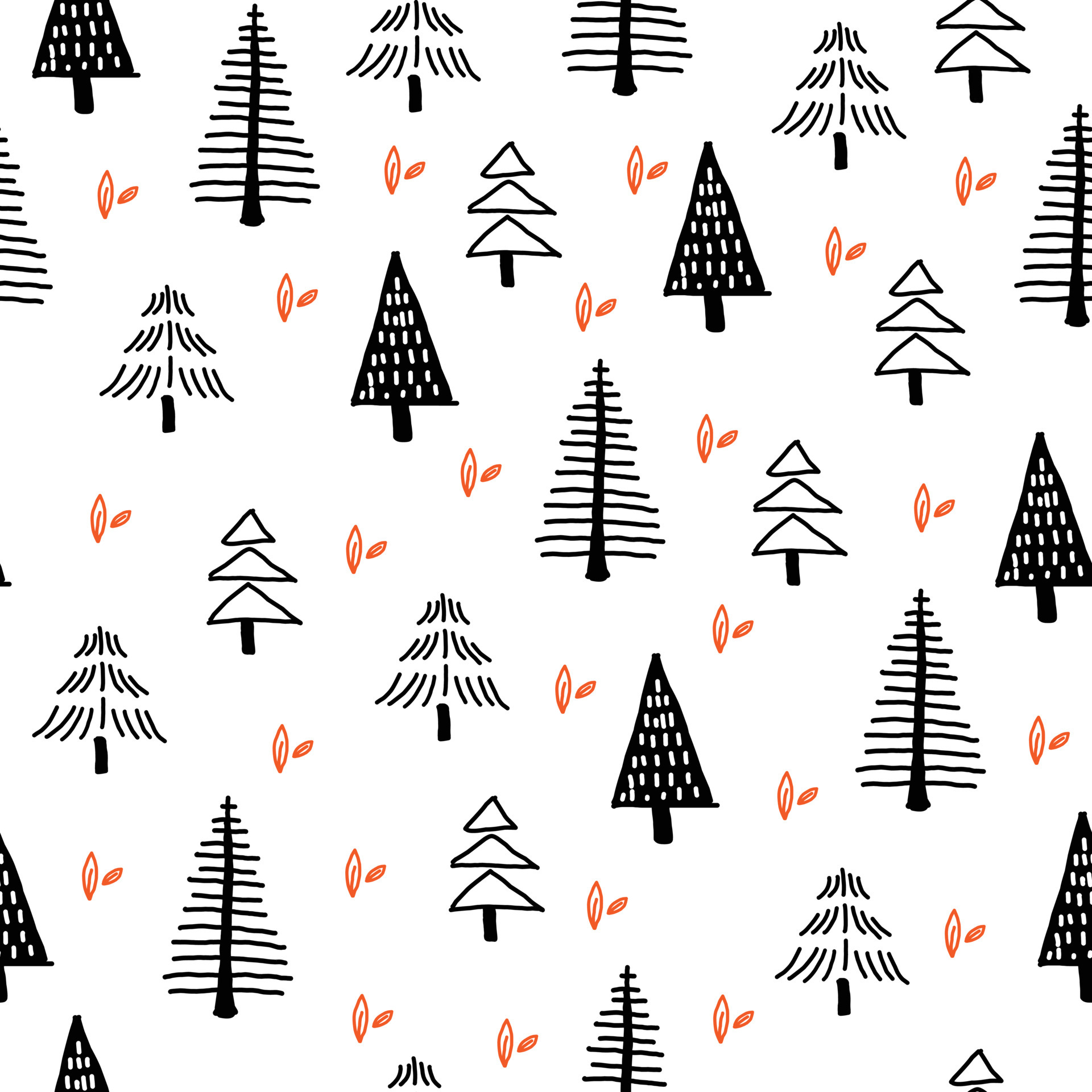 Pine Pattern Background 5053881 Vector Art at Vecteezy