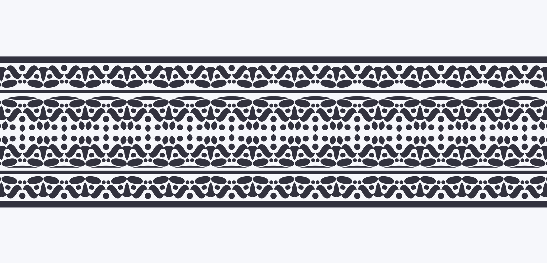 Ornament Style Ethnic Seamless Borders 5064687 Vector Art At Vecteezy