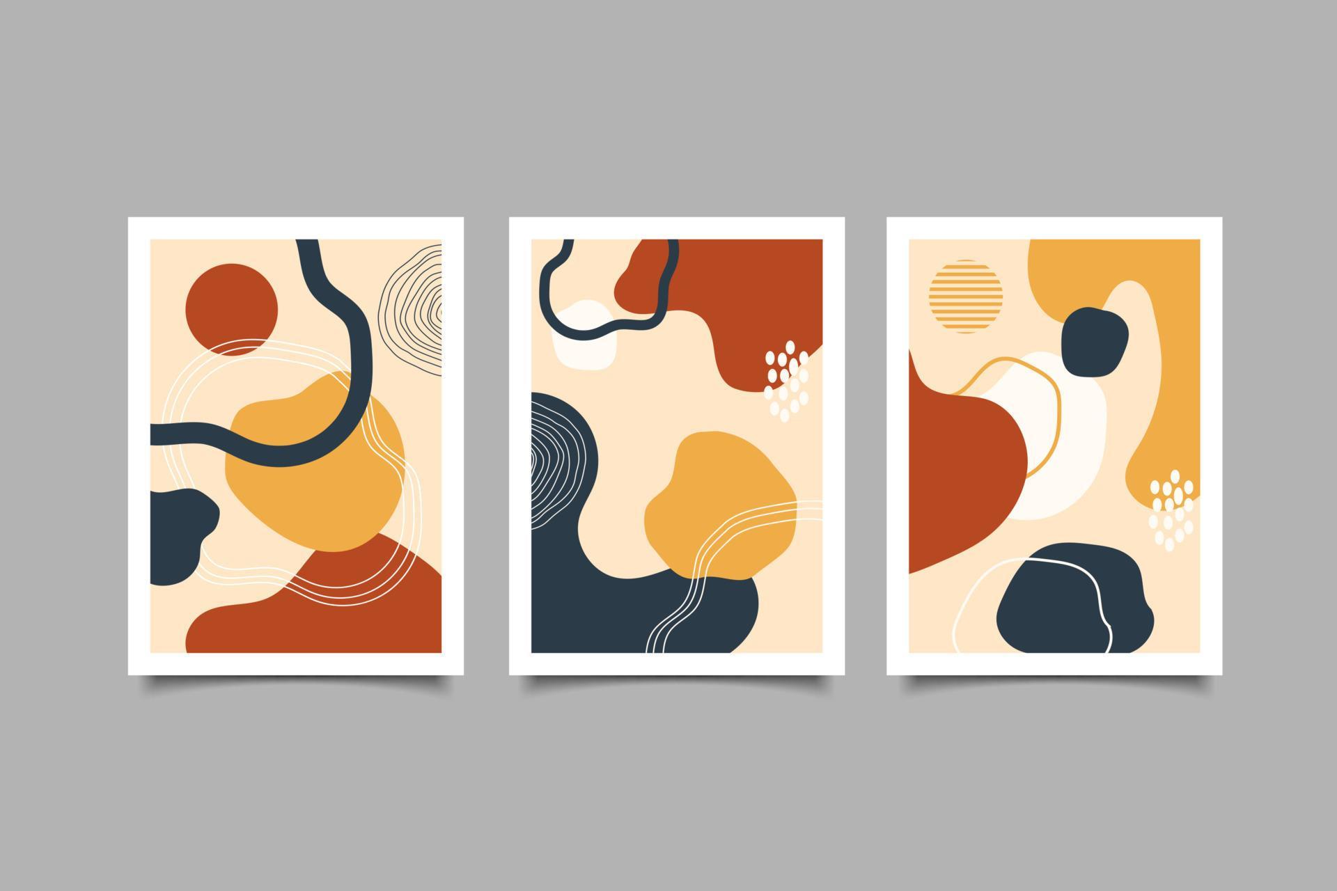 Abstract shapes cover template design 5068318 Vector Art at Vecteezy