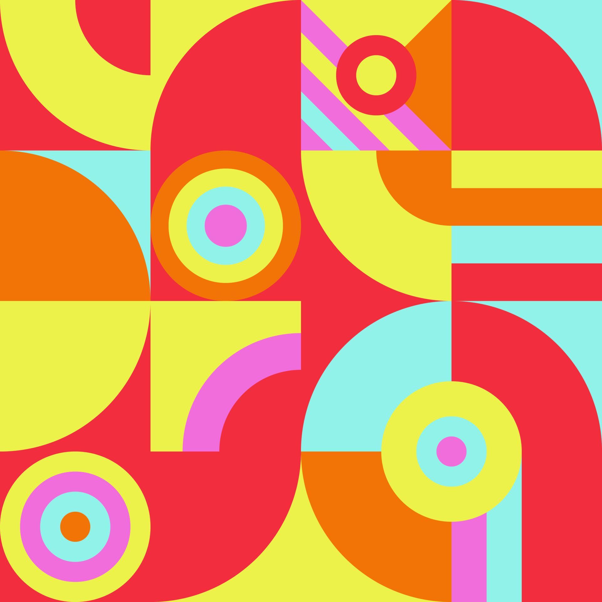 Abstract vector pattern design in Scandinavian style for web banner ...