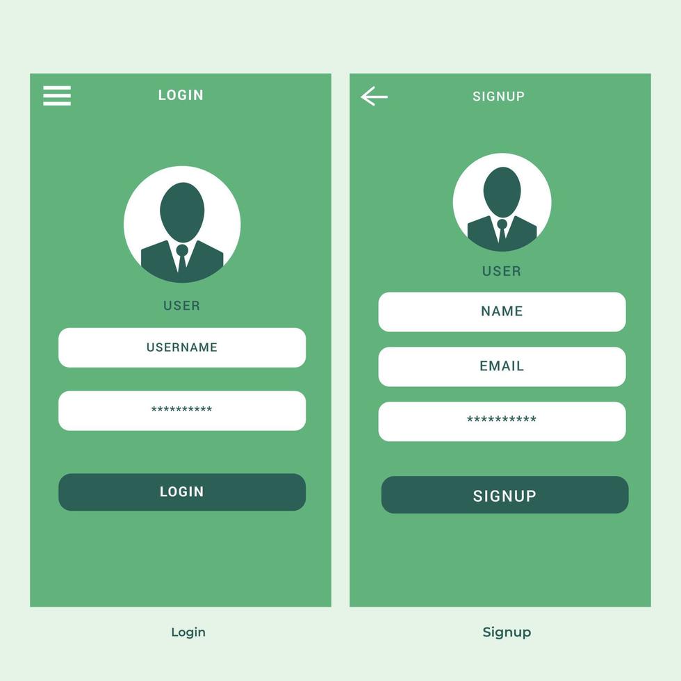 diseño de concepto de interfaz de usuario plana de inicio de sesión y ... diseño de concepto de interfaz de usuario plana de inicio de sesión y ...