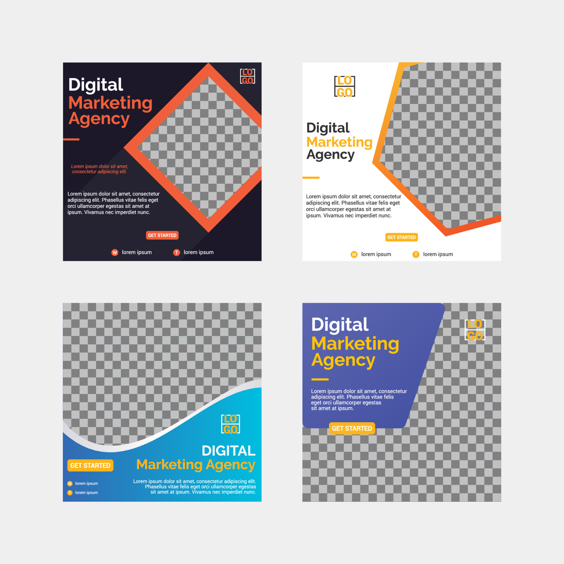 Social media template design 5079126 Vector Art at Vecteezy