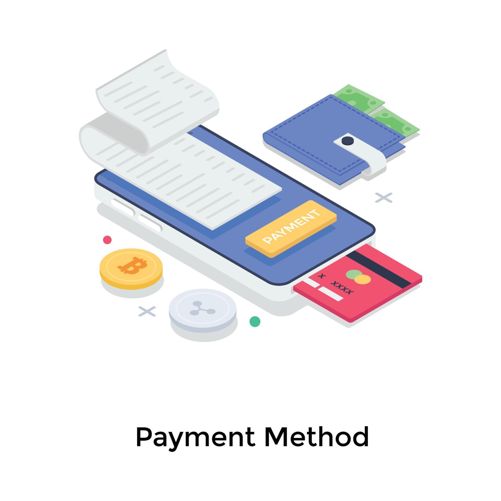 Payment Method Concepts 5081994 Vector Art at Vecteezy