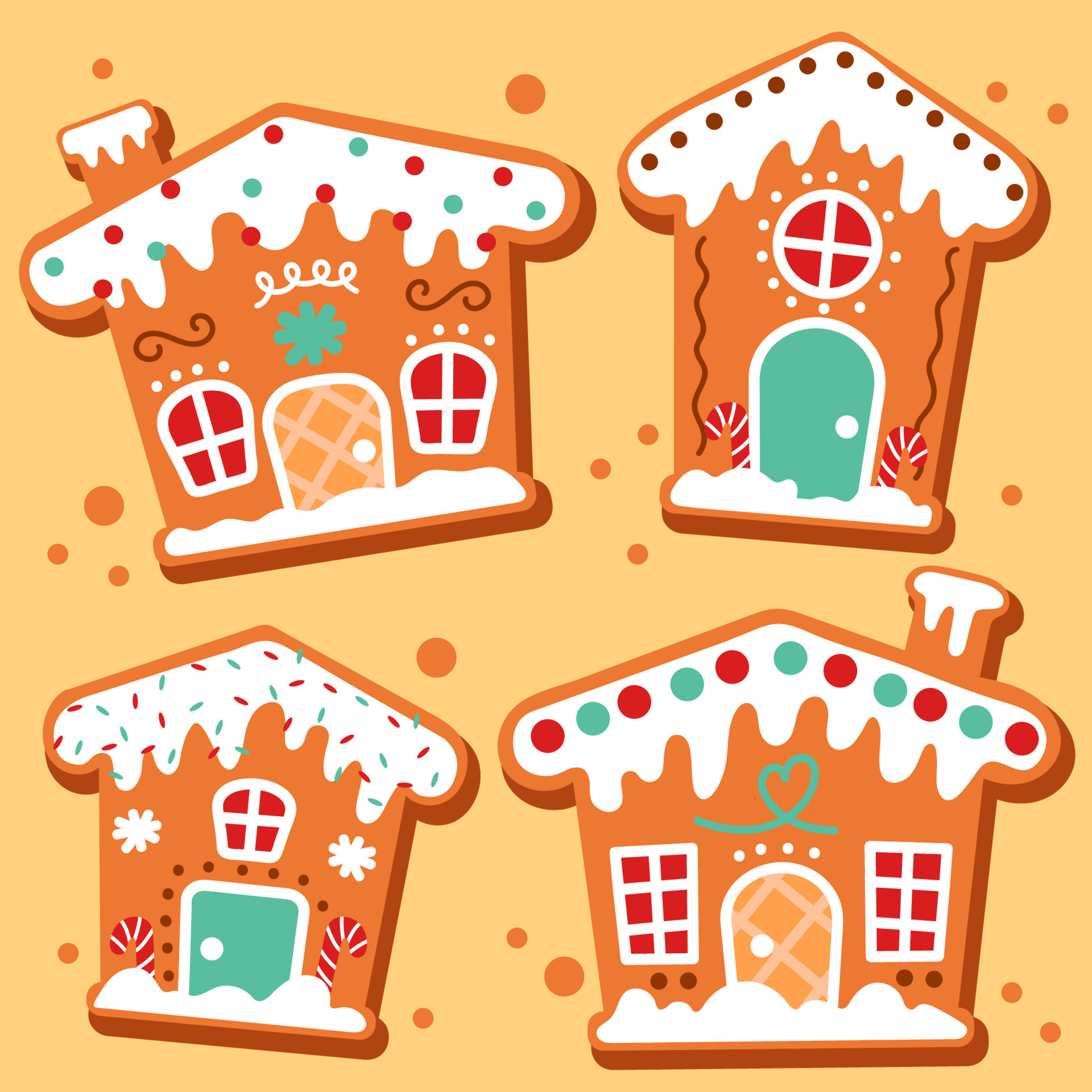 Set Of Cute Gingerbread Cookies For Christmas Vector 5085006 Vector Art set-of-cute-gingerbread-cookies-for-christmas-vector-5085006-vector-art