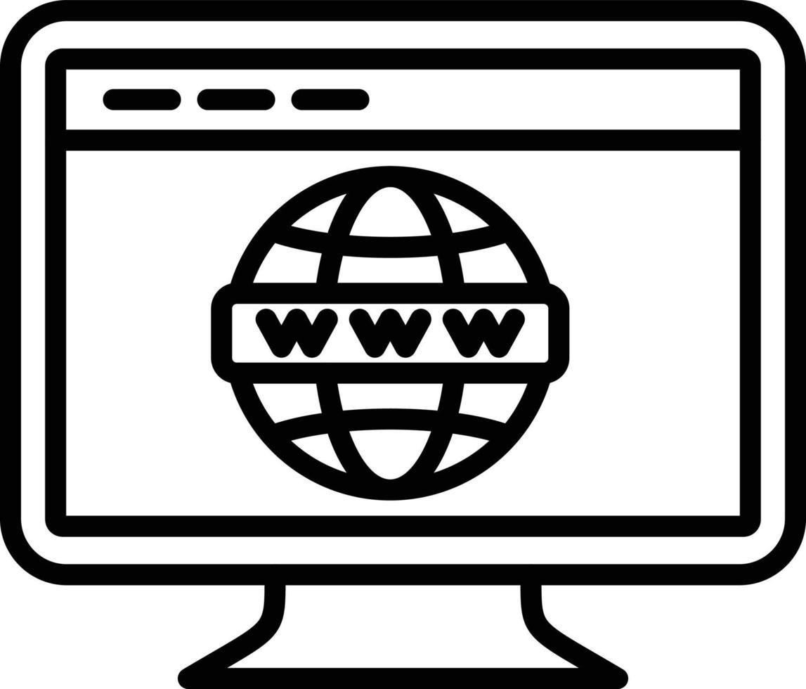 Webpage Icon Style 5089757 Vector Art at Vecteezy