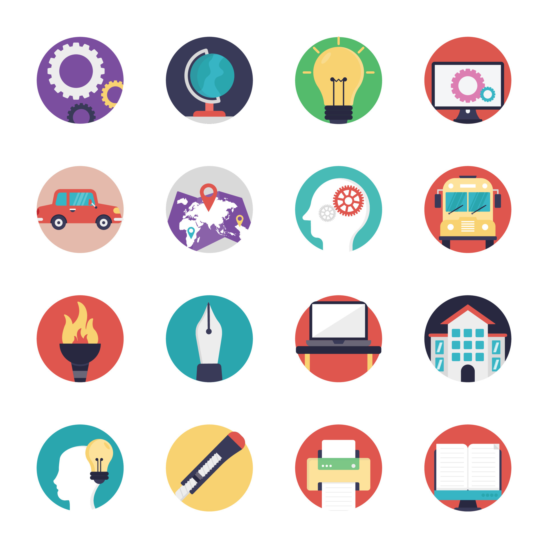 Trendy Learning Concepts 5095331 Vector Art at Vecteezy