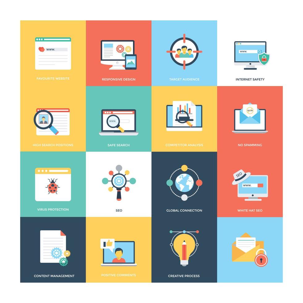 Trendy Web Concepts 5096056 Vector Art at Vecteezy