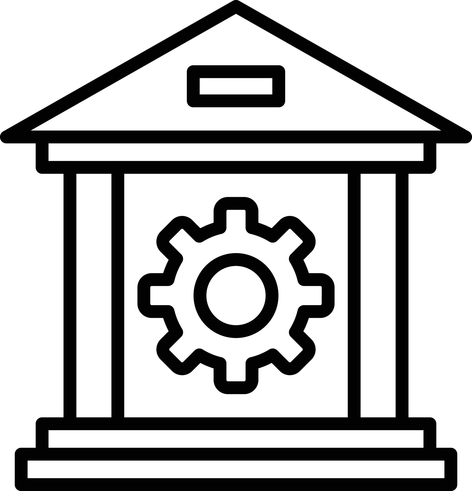 Banking System Icon Style 5101130 Vector Art at Vecteezy