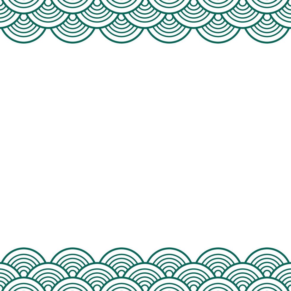 Green Teal Traditional Wave Japanese Chinese Border 5122727 Vector Art ... Green Teal Traditional Wave Japanese Chinese Border 5122727 Vector Art ...