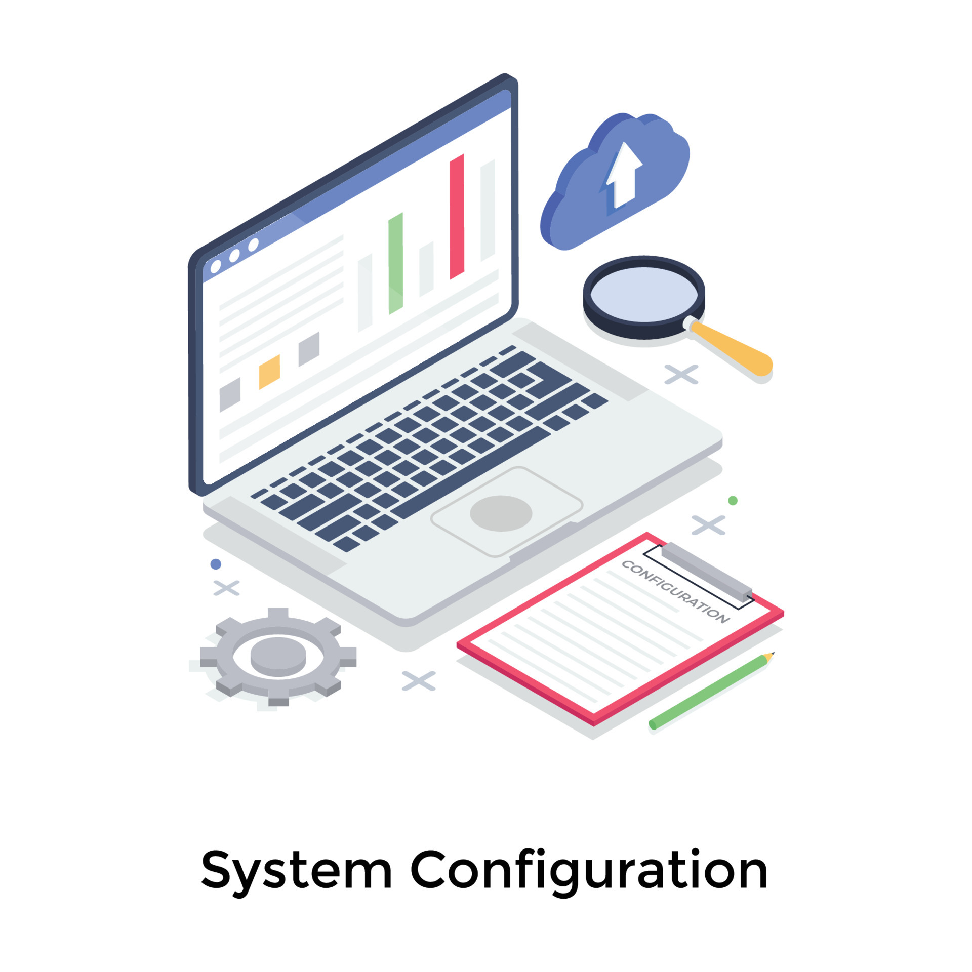 System Configuration Concepts 5134161 Vector Art at Vecteezy