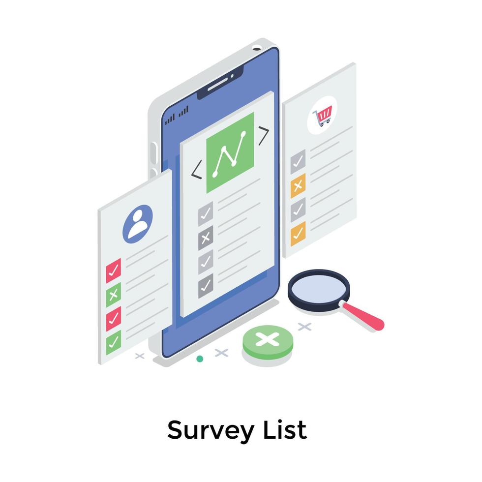 Survey List Concepts 5134167 Vector Art at Vecteezy