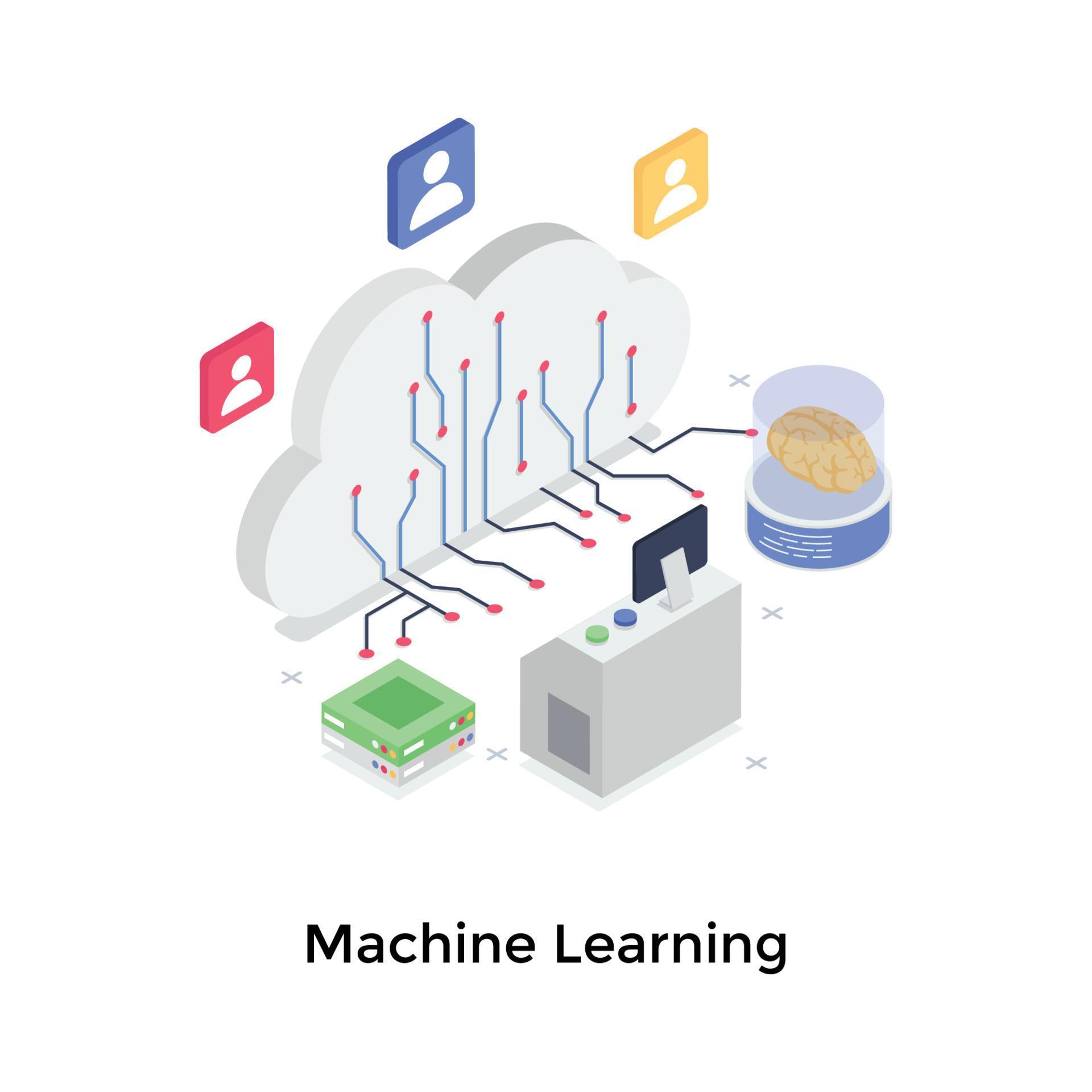 Machine Learning Concepts 5134560 Vector Art at Vecteezy