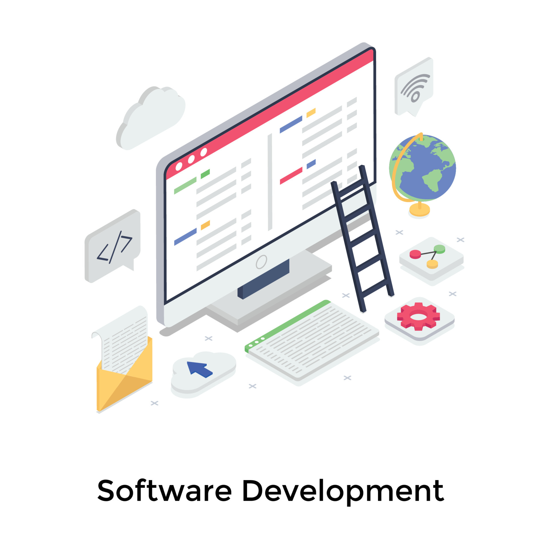 Software Development Concepts 5135732 Vector Art at Vecteezy