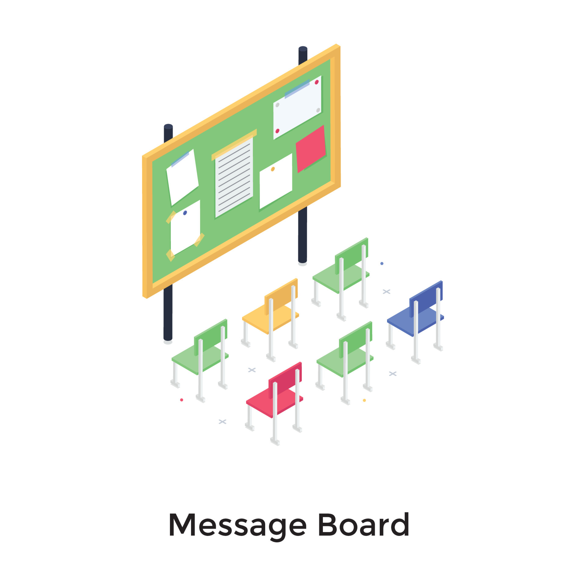 Message Board Concepts 5135984 Vector Art at Vecteezy