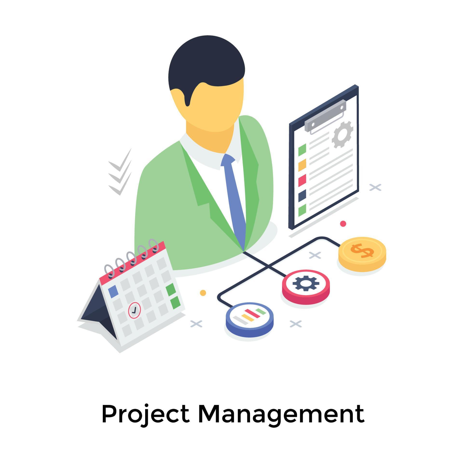 Project Management Concepts 5136198 Vector Art at Vecteezy