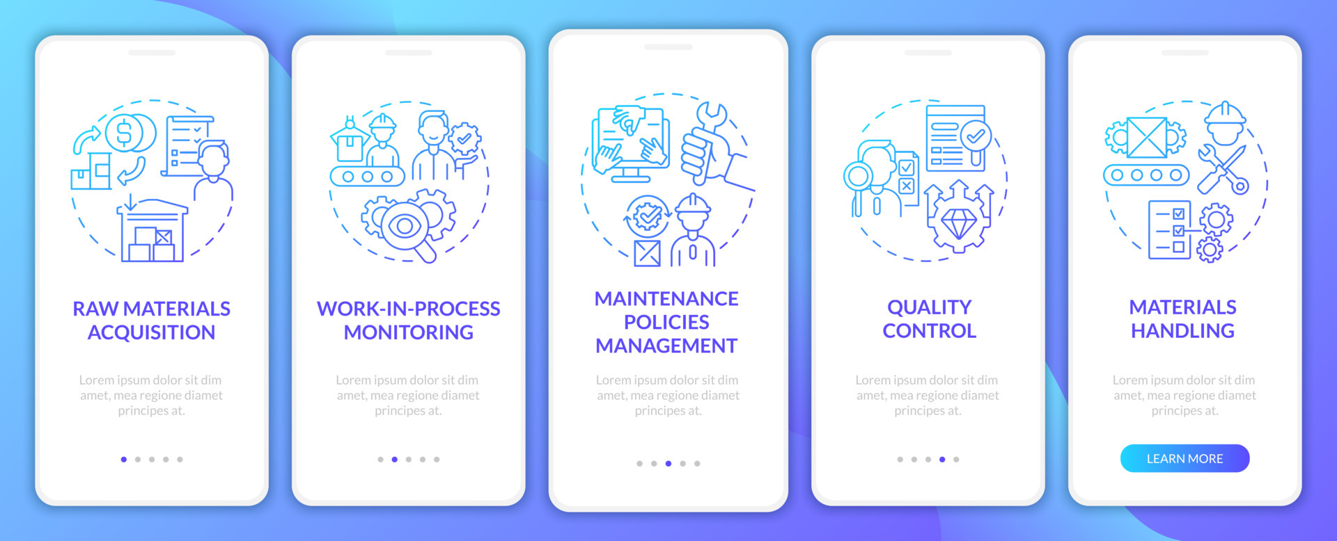 Operations Managers Duties Gradient Onboarding Mobile App Page Screen Business Walkthrough 5