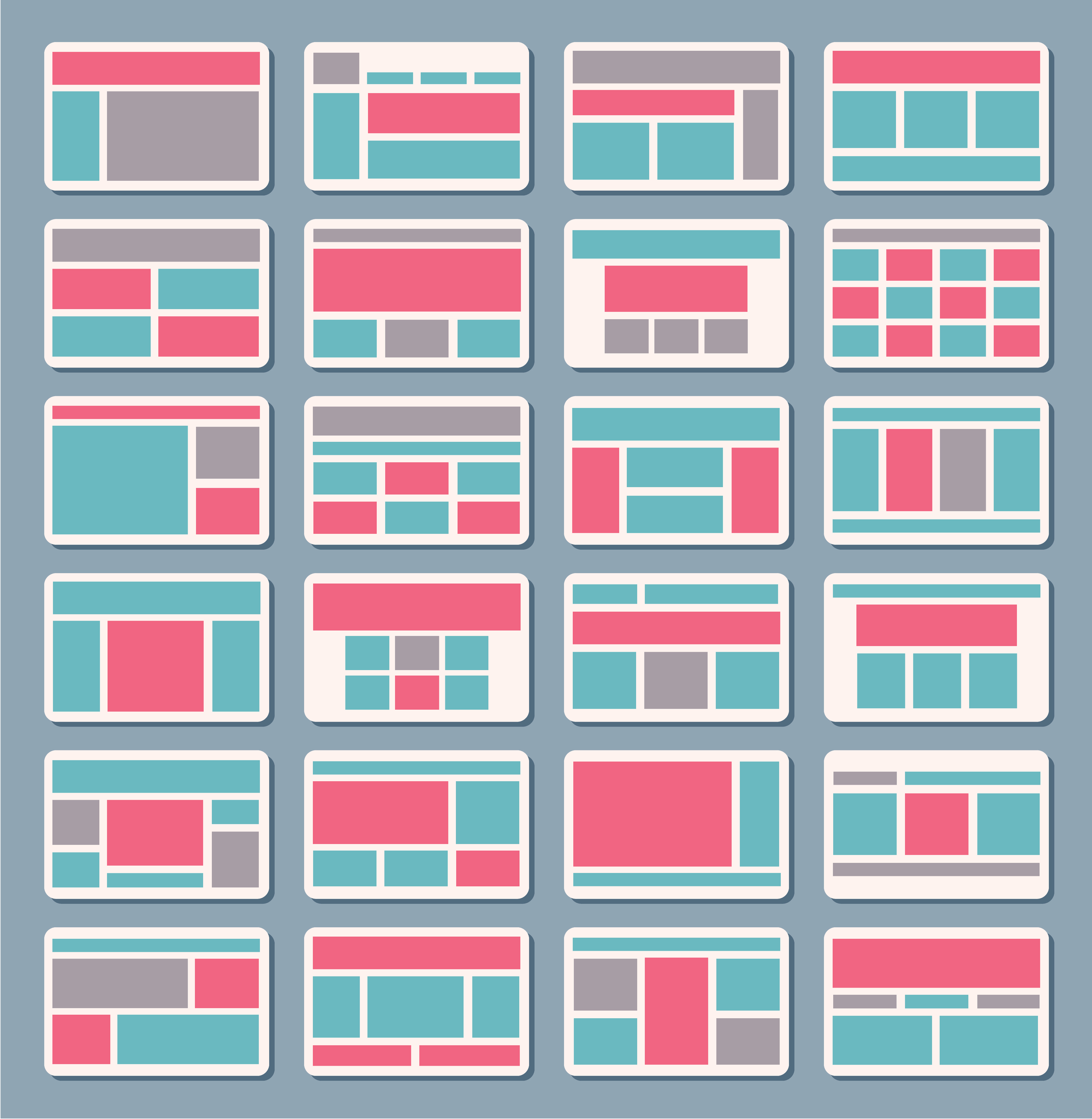 Set of vector flowchart navigation 5144825 Vector Art at Vecteezy