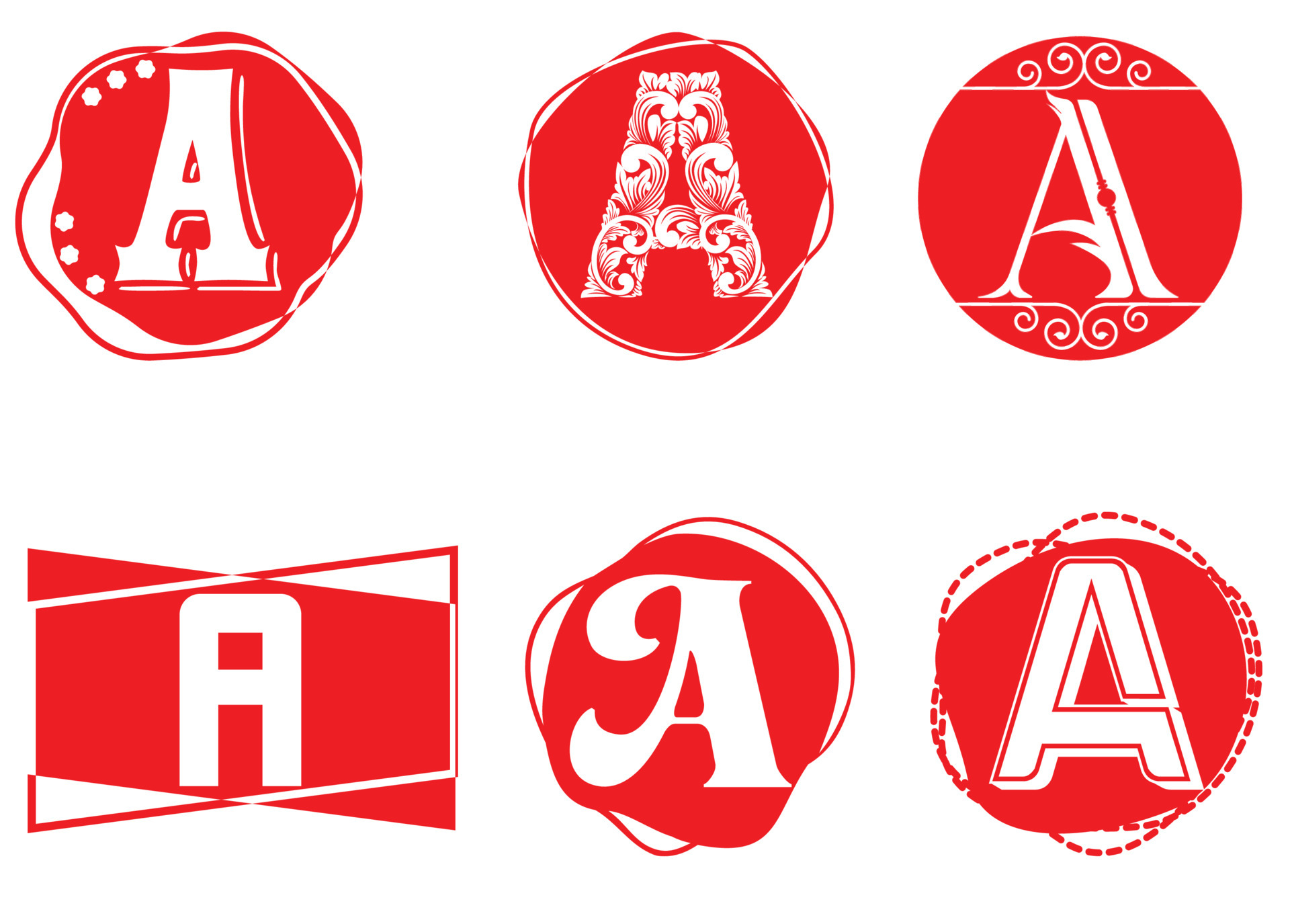 A letter logo and icon design template 5152439 Vector Art at Vecteezy