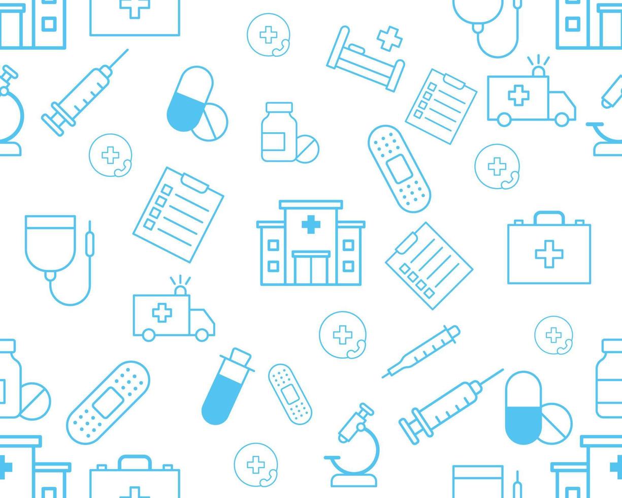 Seamless medical vector design templates 5154521 Vector Art at Vecteezy